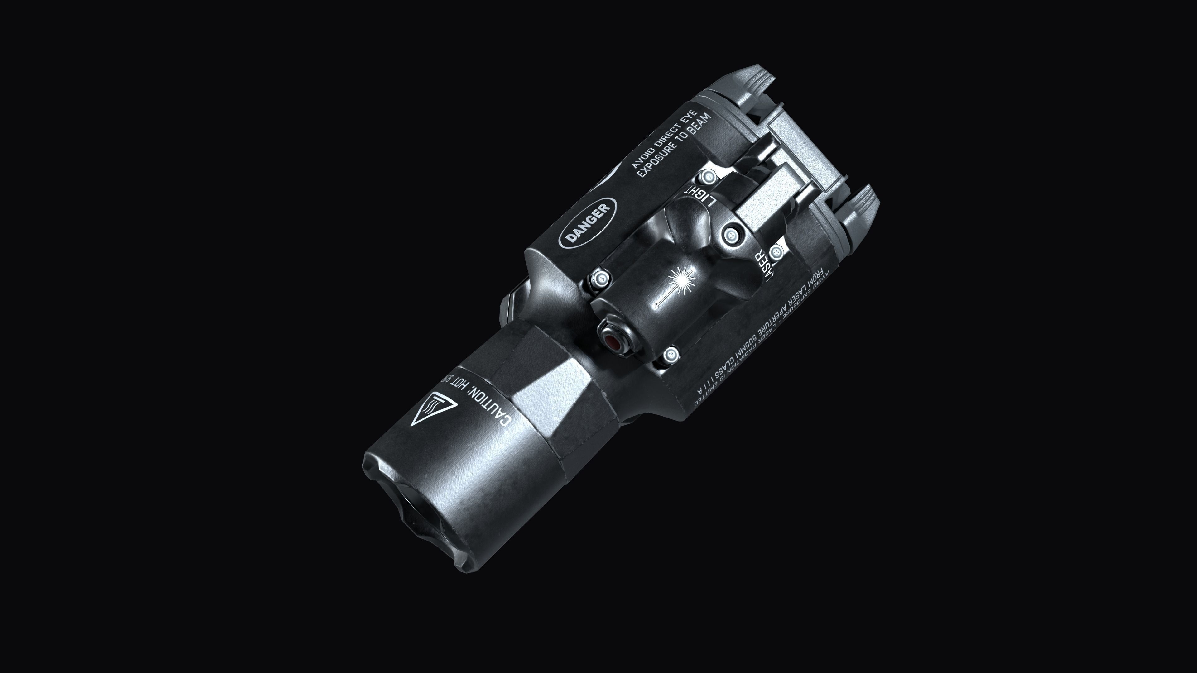 3D model Surefire X400 tactical weaponlight VR / AR / low-poly | CGTrader