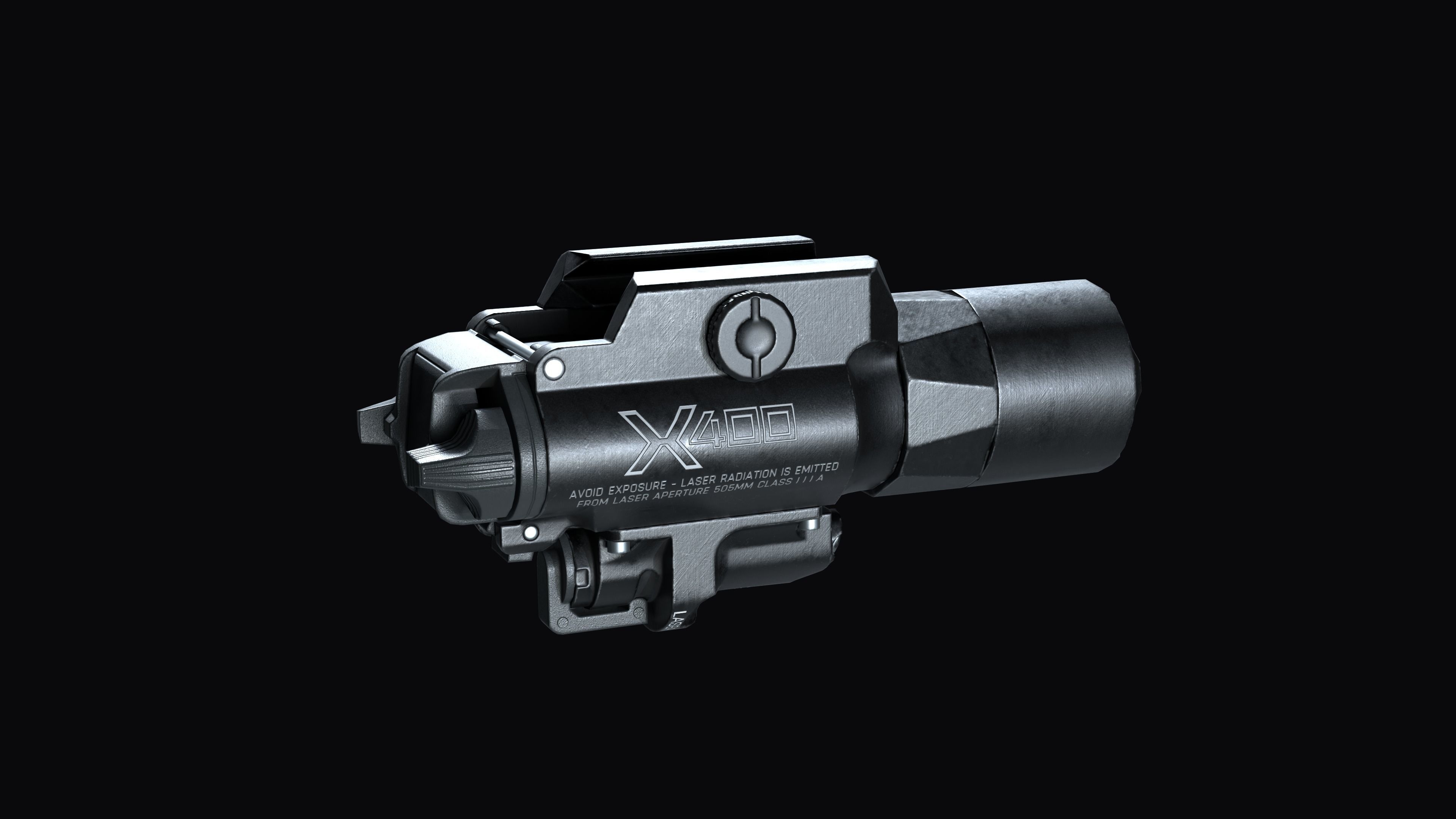3D model Surefire X400 tactical weaponlight VR / AR / low-poly | CGTrader