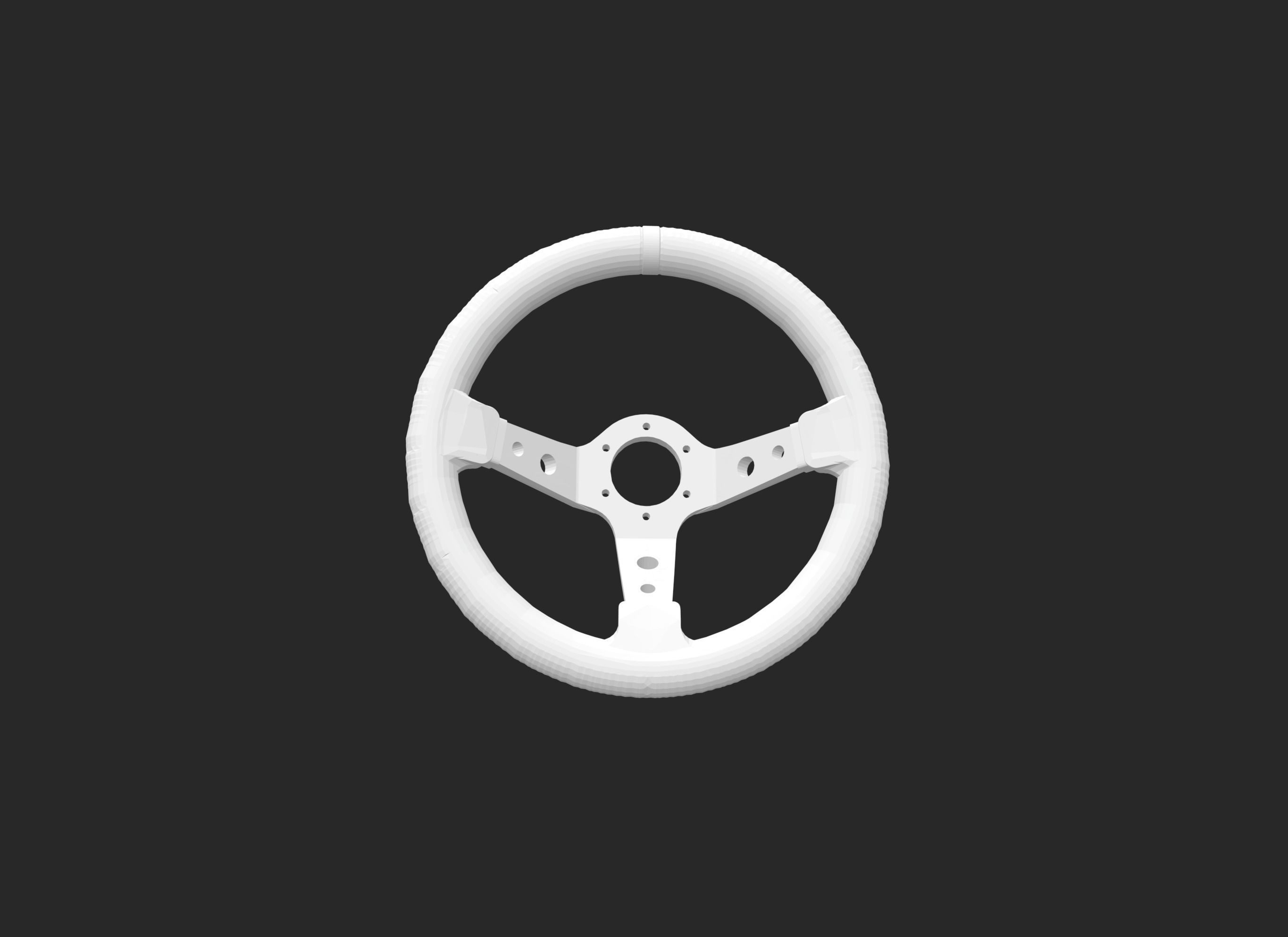 RC Steering Wheel 1-10 3D model 3D printable | CGTrader