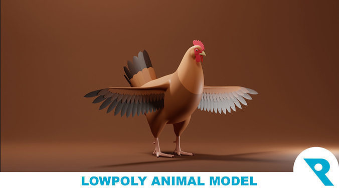 3D model Hen Base Mesh VR / AR / low-poly | CGTrader
