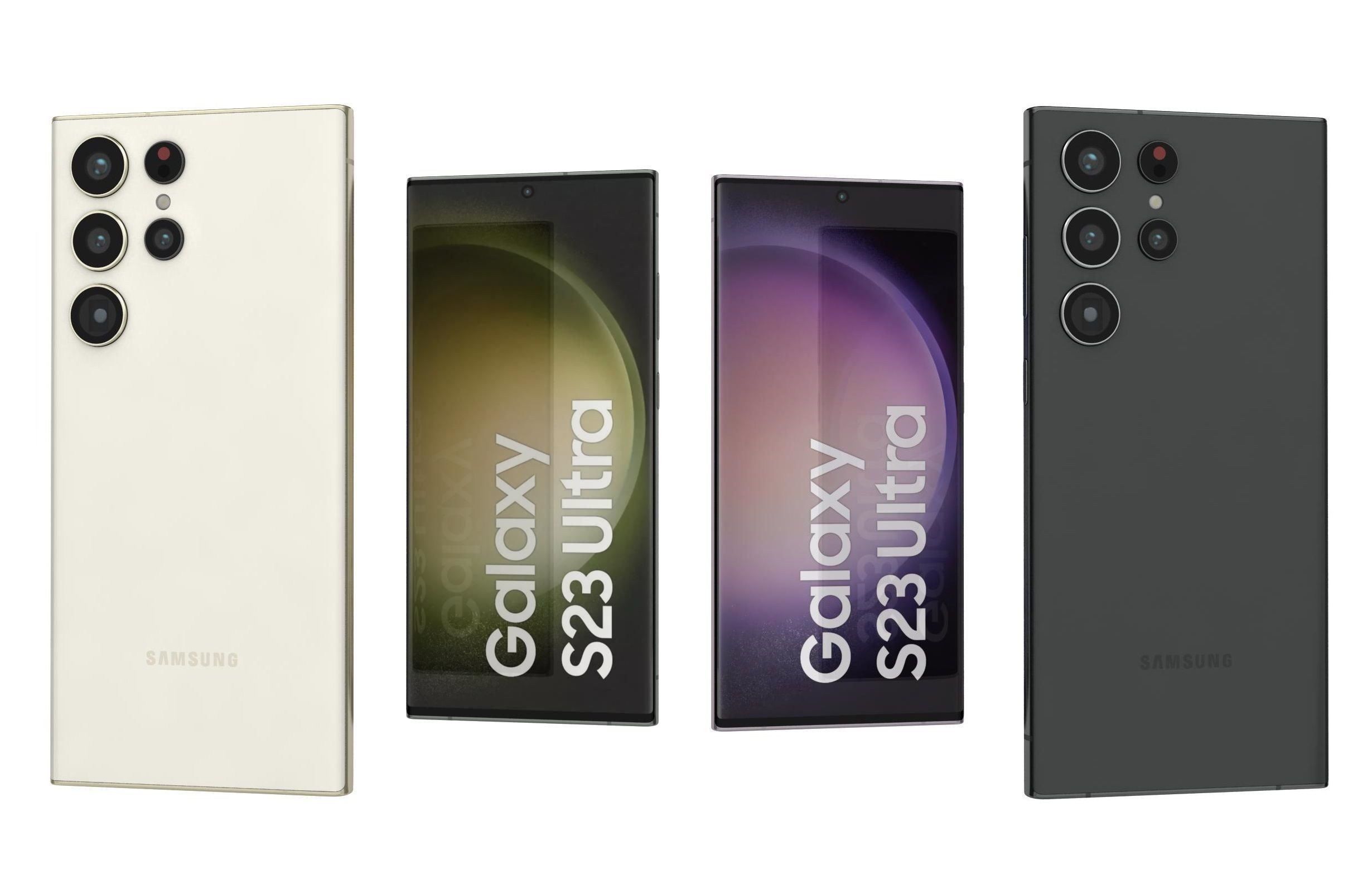 Samsung Galaxy S23 Ultra All Colors 3D model | CGTrader