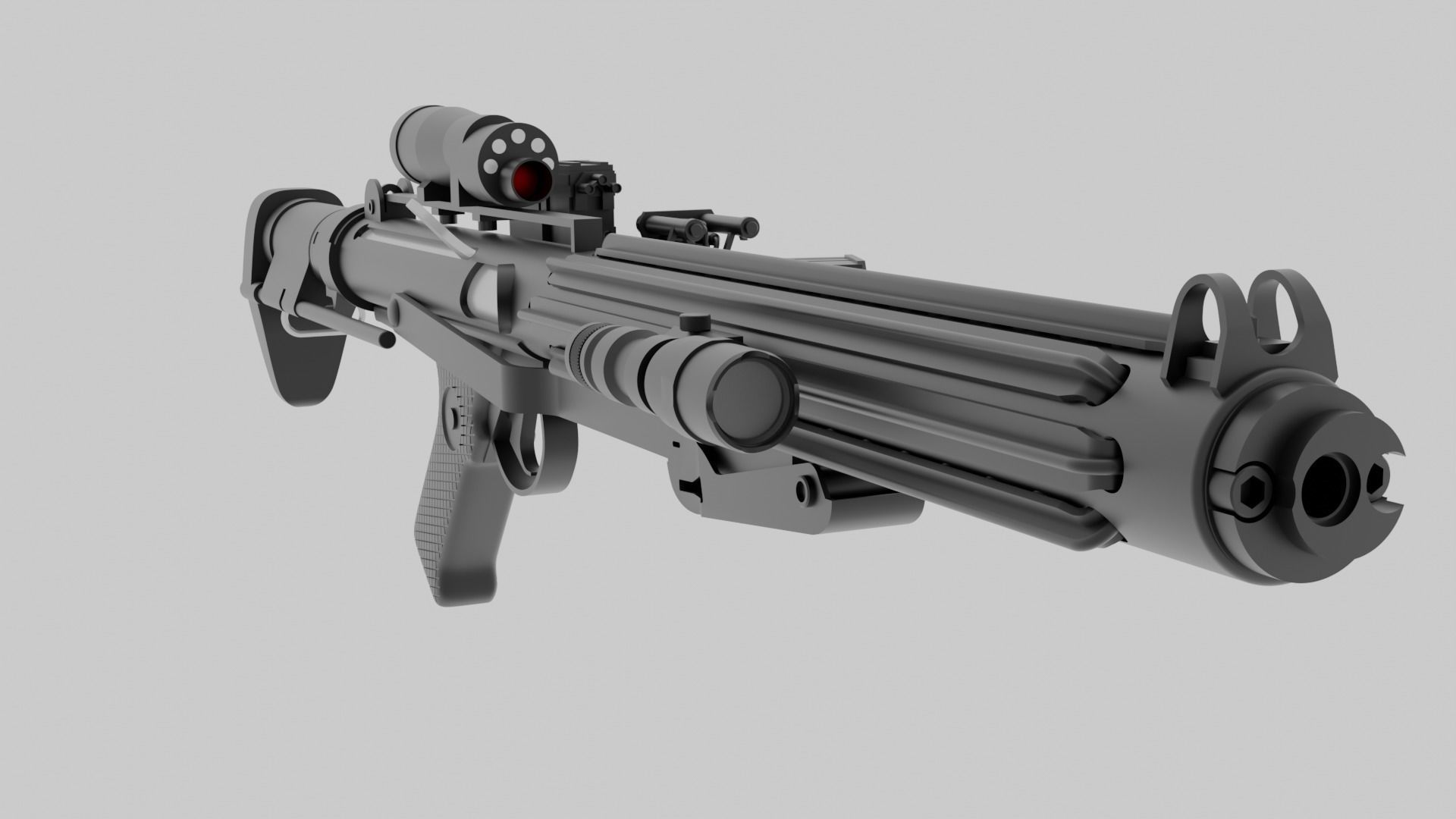 E-10A Blaster Rifle 3D model | CGTrader