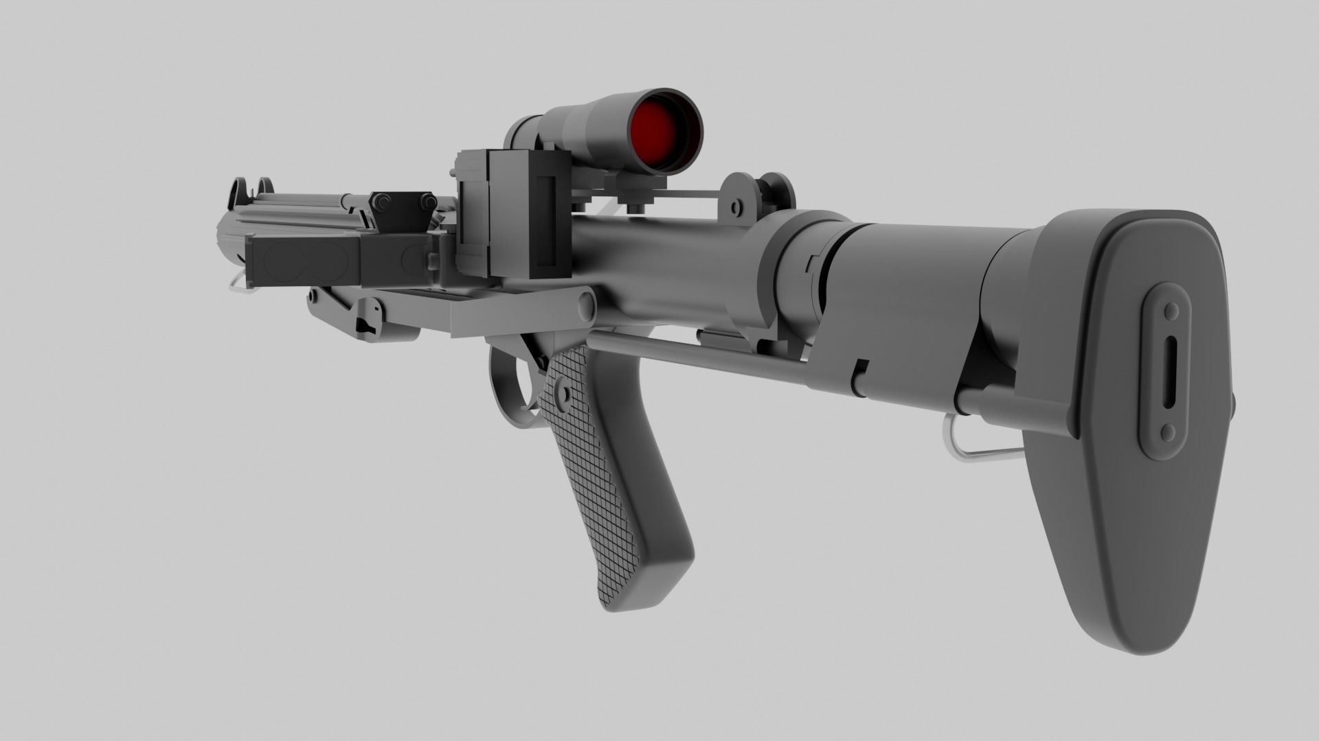 E-10A Blaster Rifle 3D model | CGTrader