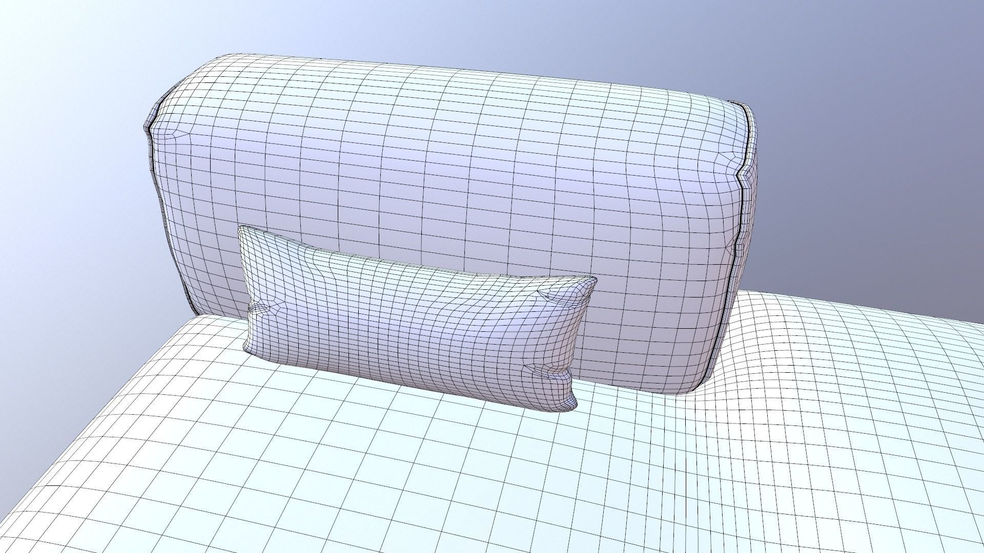 Armless Modular Piece Sofa 3D model | CGTrader