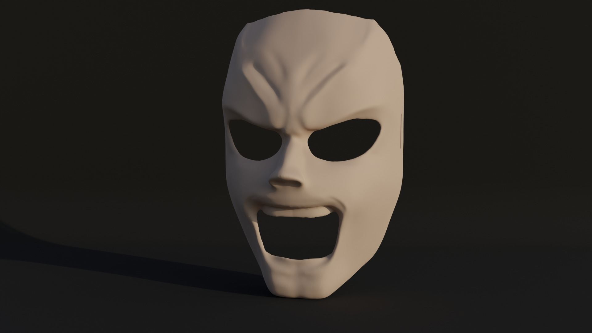 Saitama Anime Cosplay Face Mask 3D model 3D printable | CGTrader