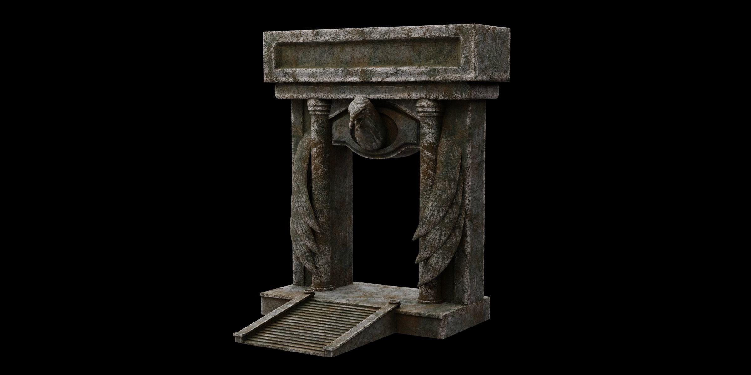 3D model Game ready ancient gate VR / AR / low-poly | CGTrader