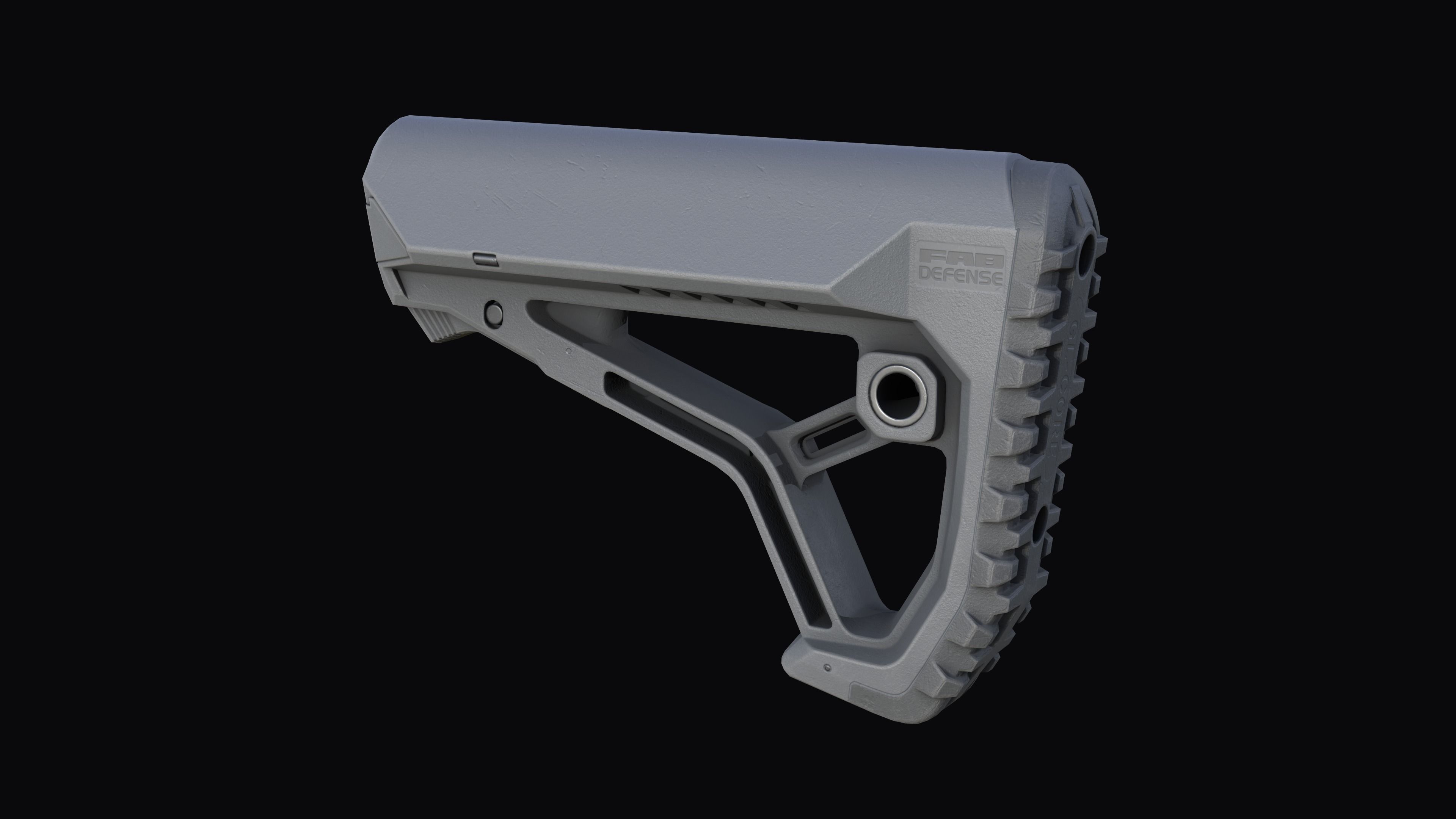 3D model FAB Defense GL-CORE buttstock M4 AR VR / AR / low-poly | CGTrader