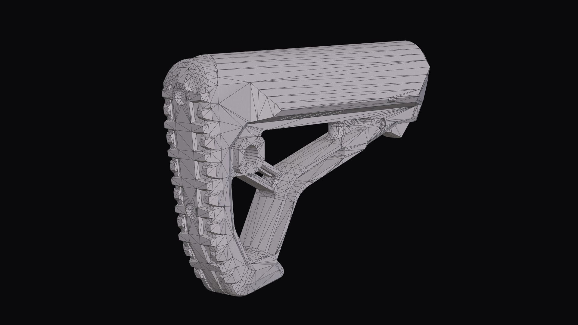 3D model FAB Defense GL-CORE buttstock M4 AR VR / AR / low-poly | CGTrader