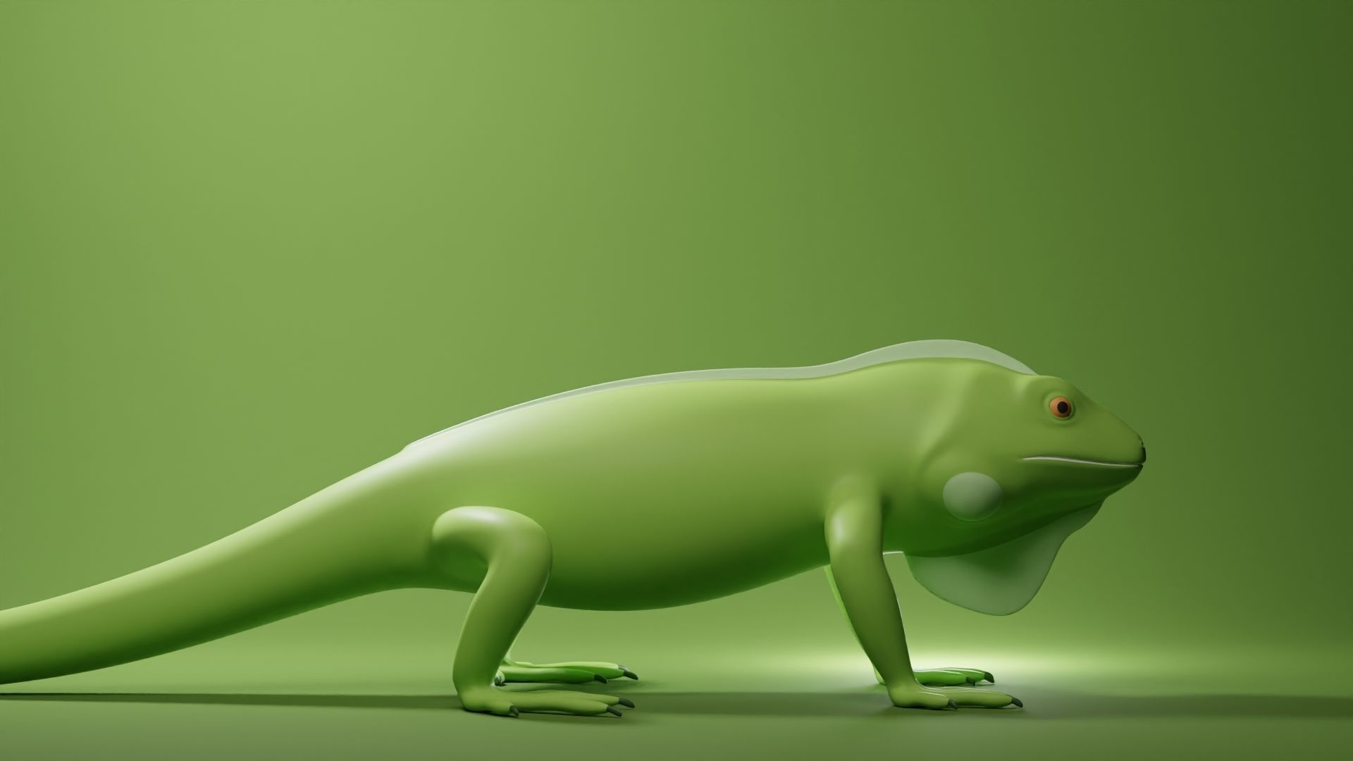 3D model Iguana Base Mesh VR / AR / low-poly | CGTrader