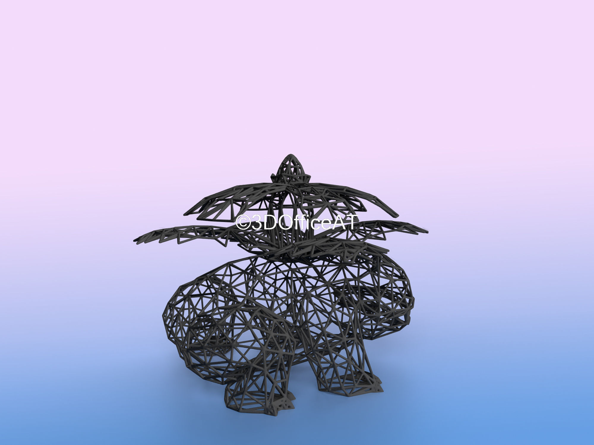 003 Venusaur Pokemon Wiremon Figure 3D model 3D printable | CGTrader