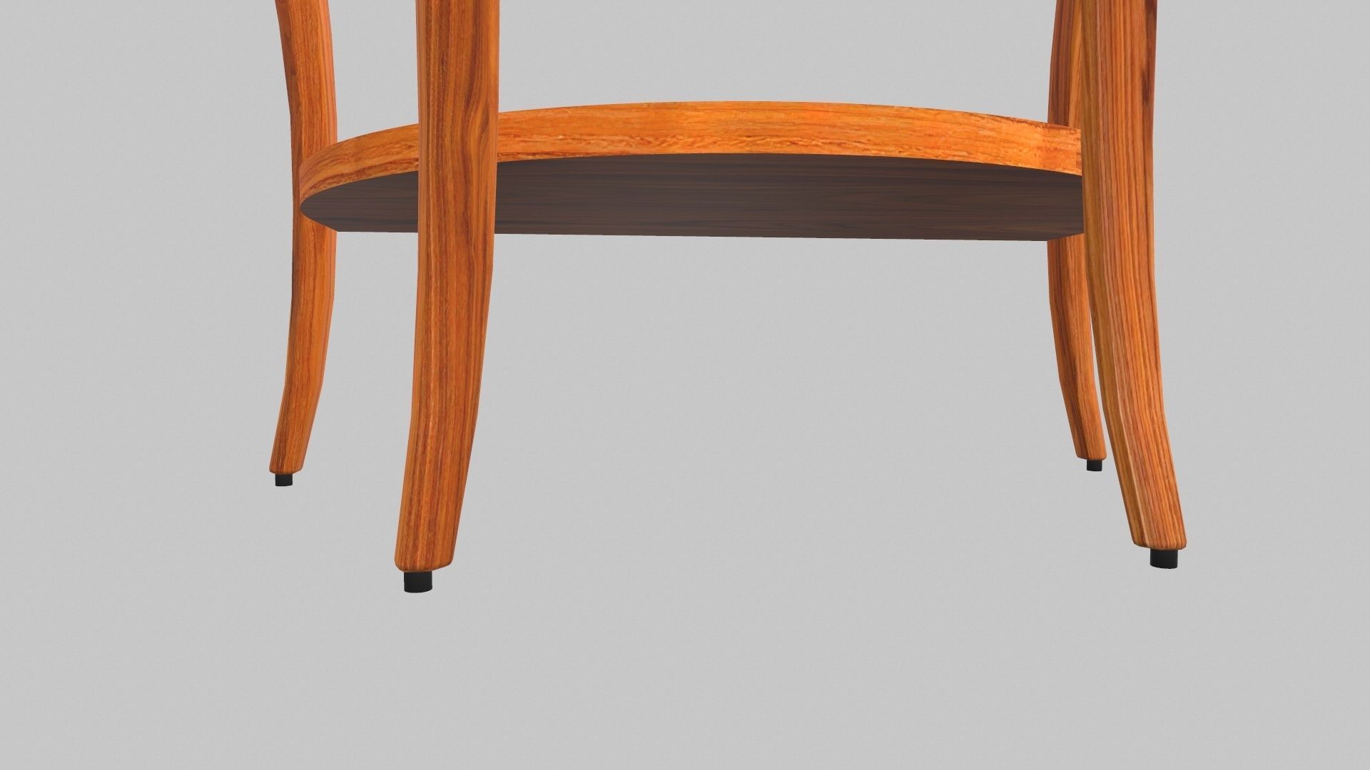 Flower Carved Corner Foyer Table 3D model | CGTrader