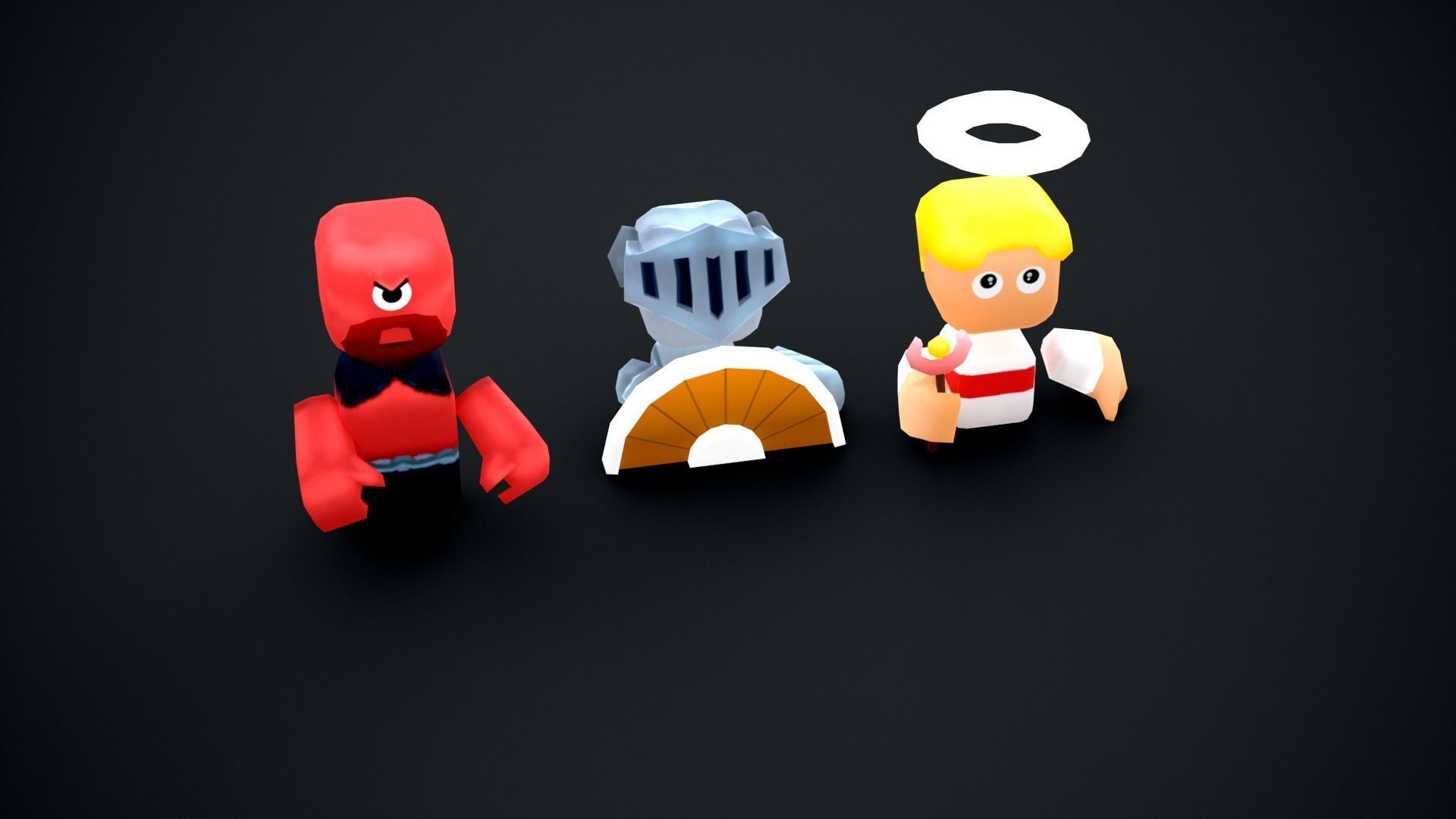 3D model Toony Character Pack Game-Ready VR / AR / low-poly | CGTrader