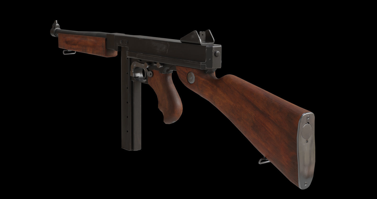 Thompson M1A1 3D model | CGTrader