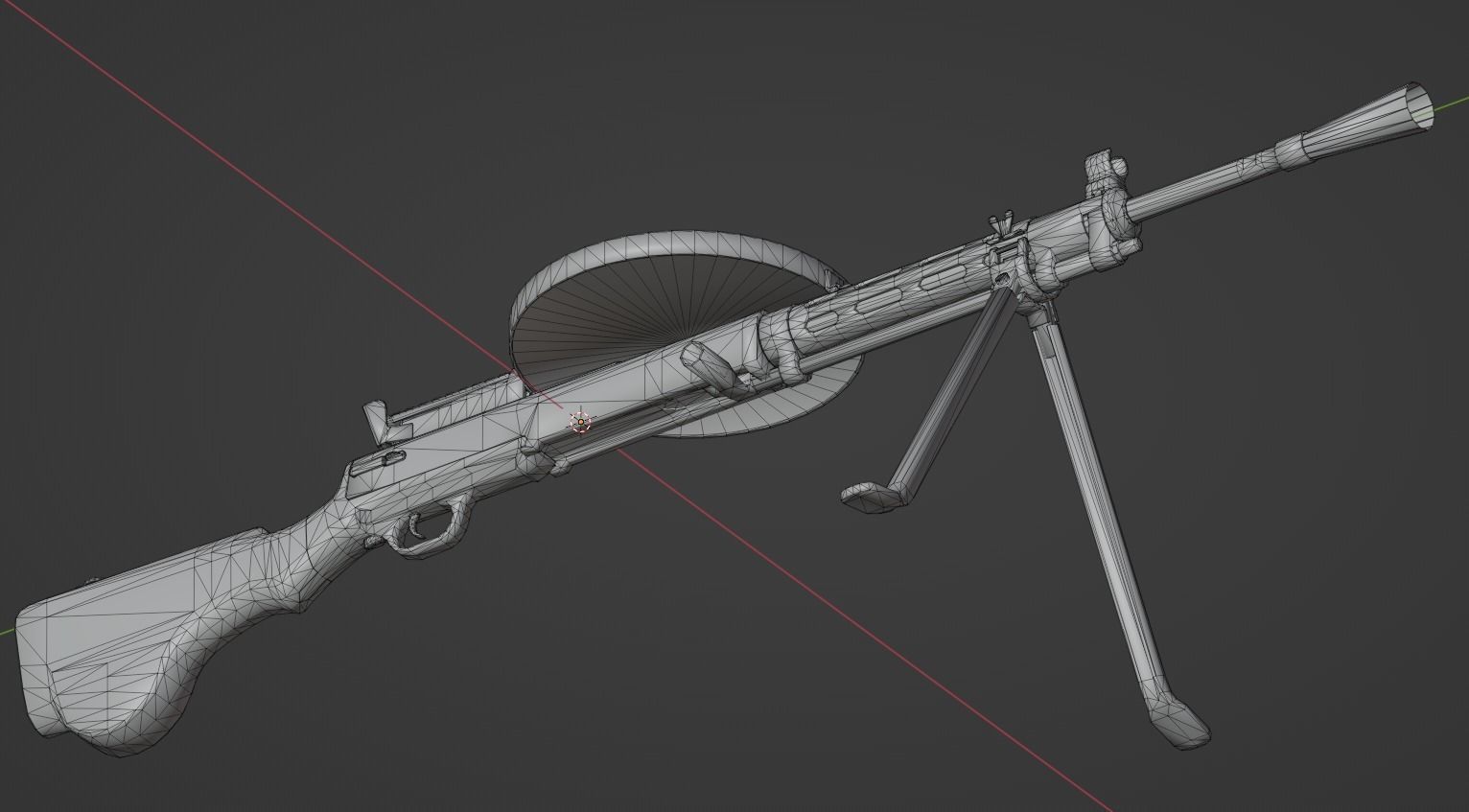 3D model DP-27 Machine Gun VR / AR / low-poly | CGTrader