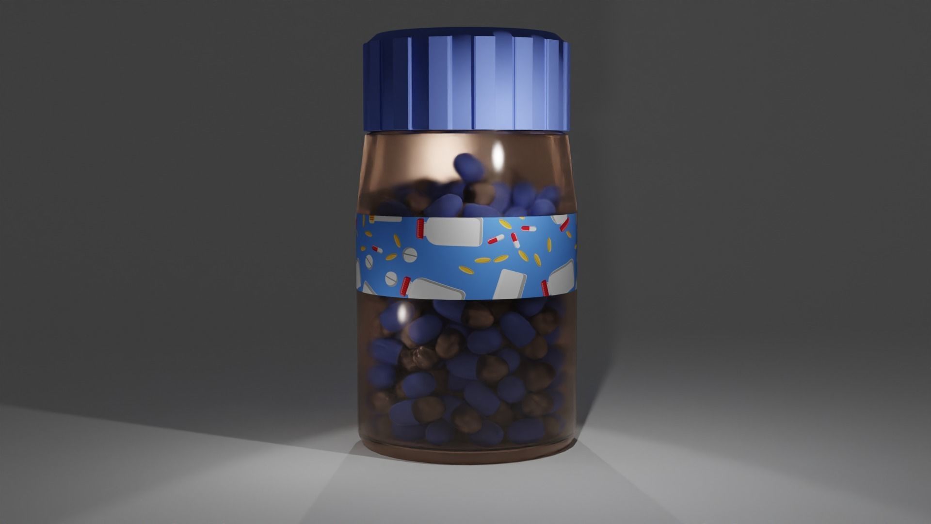 Pill packaging 3D model | CGTrader