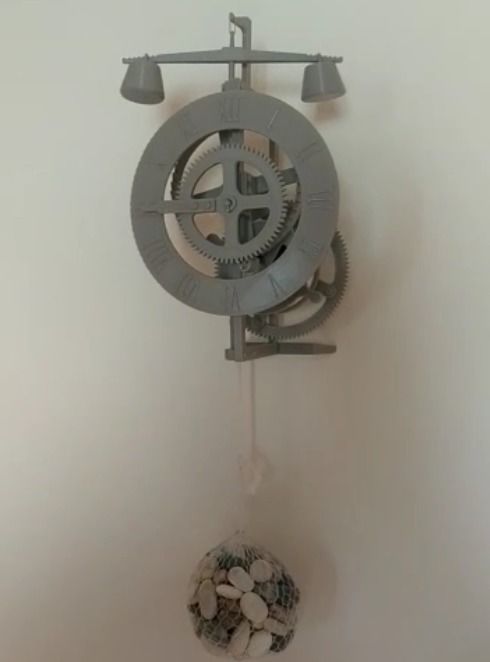 A Model of a 1350s Pendulum Clock 3D model 3D printable | CGTrader