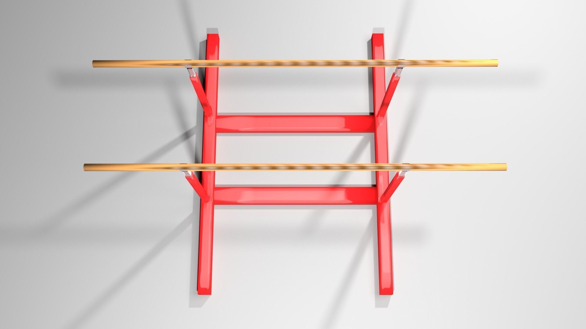 Gymnastics Equipment - Parallel Bars 3D model | CGTrader