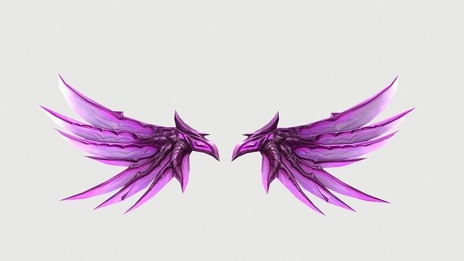 3D model Futuristic Wing VR / AR / low-poly | CGTrader