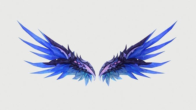 3D model Futuristic Wing VR / AR / low-poly | CGTrader