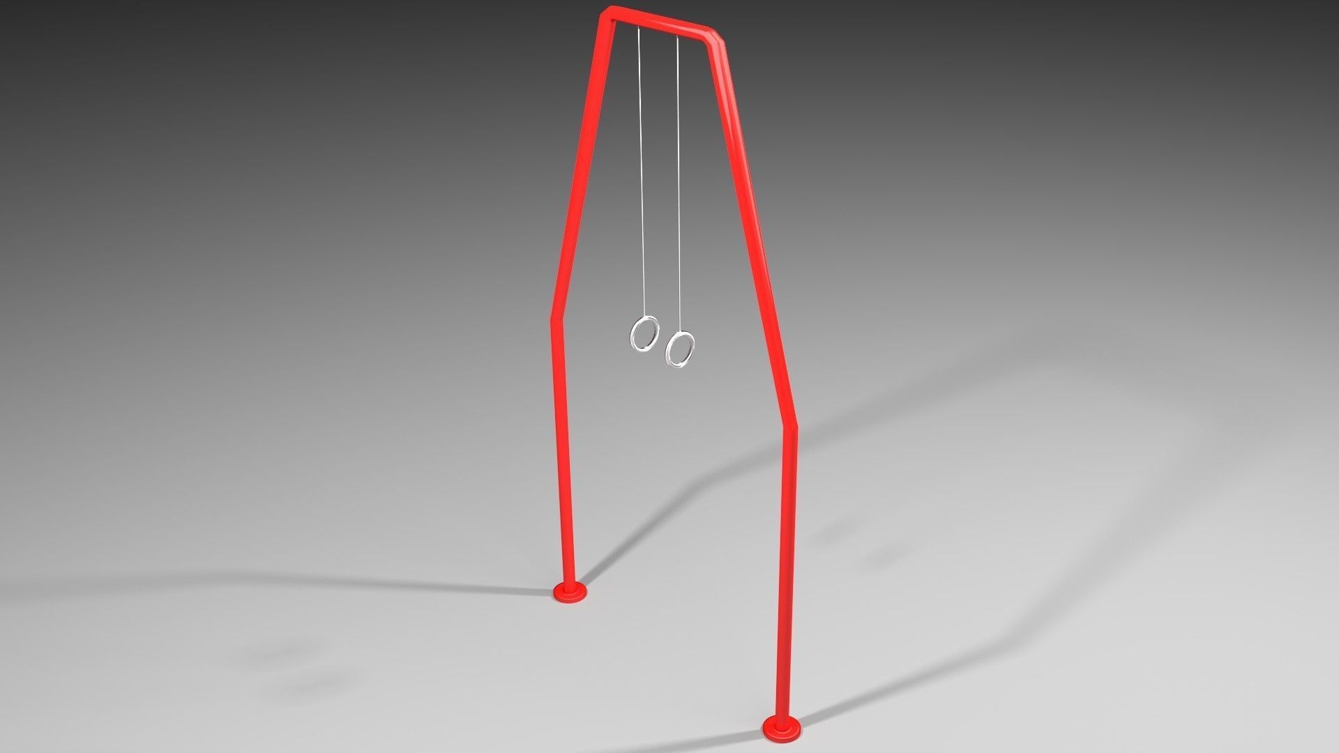 Gymnastics Equipment - Still Rings 3D model | CGTrader