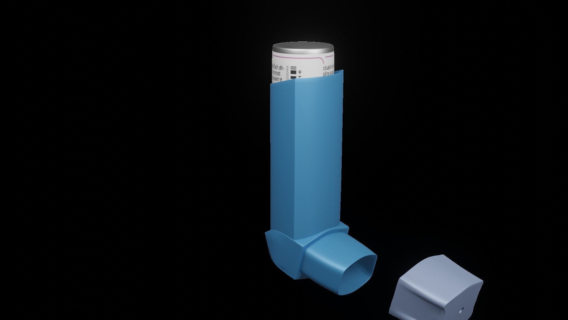 3D model Asthma Inhaler VR / AR / low-poly | CGTrader
