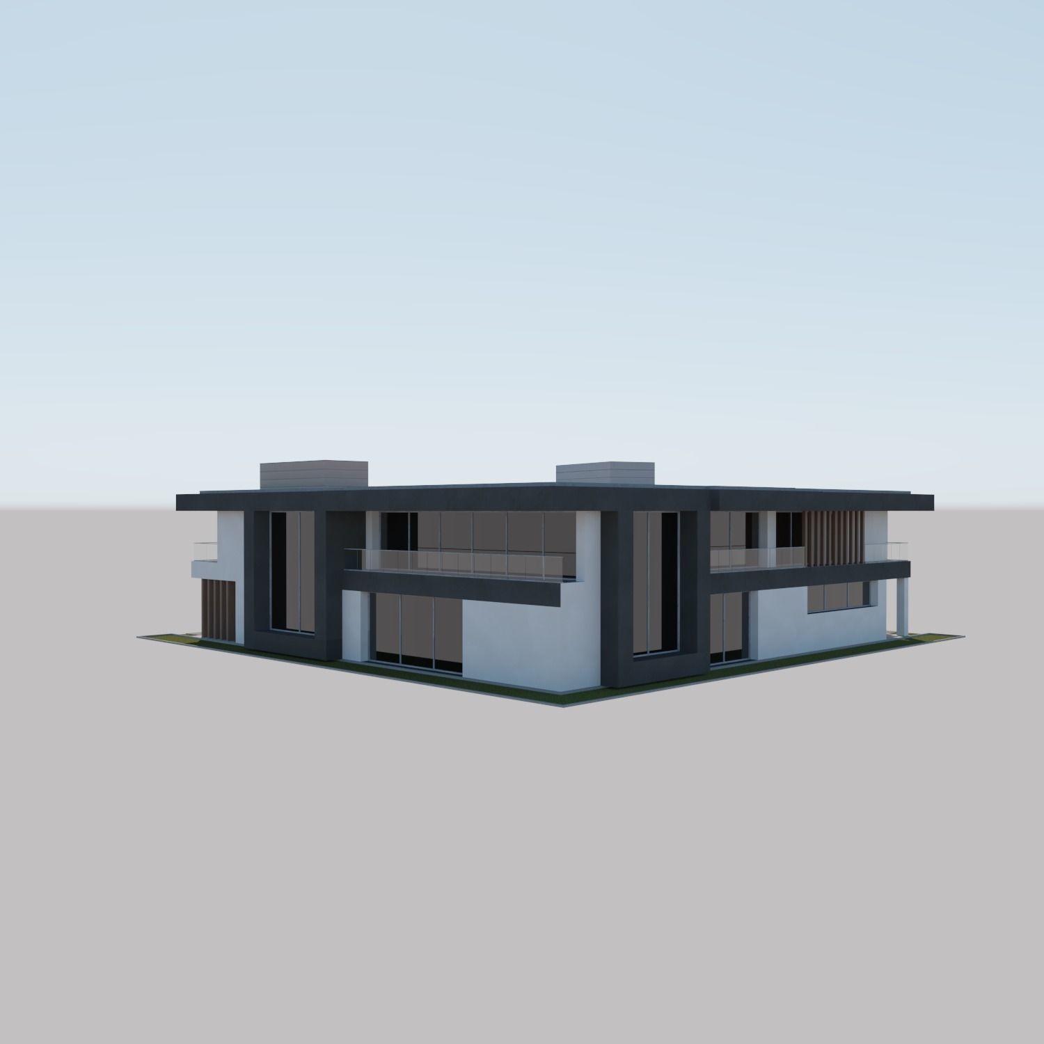 3D model Contemporary House 11 by THREEDEE INC VR / AR / low-poly | CGTrader