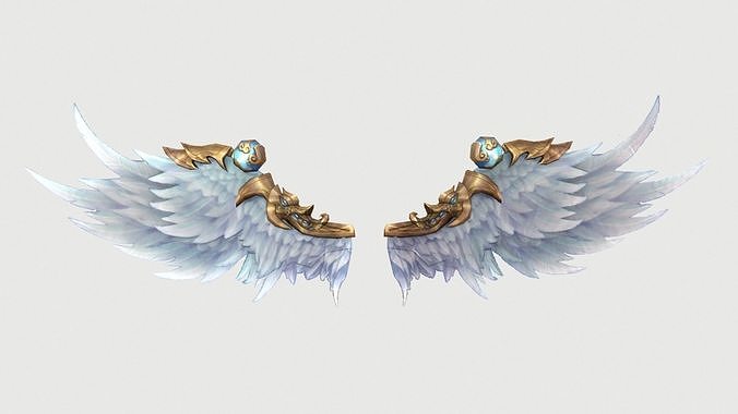 3D model Angel Wing VR / AR / low-poly | CGTrader