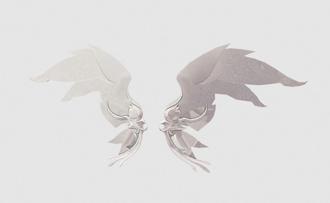 3D model Futuristic Metal Wing VR / AR / low-poly | CGTrader