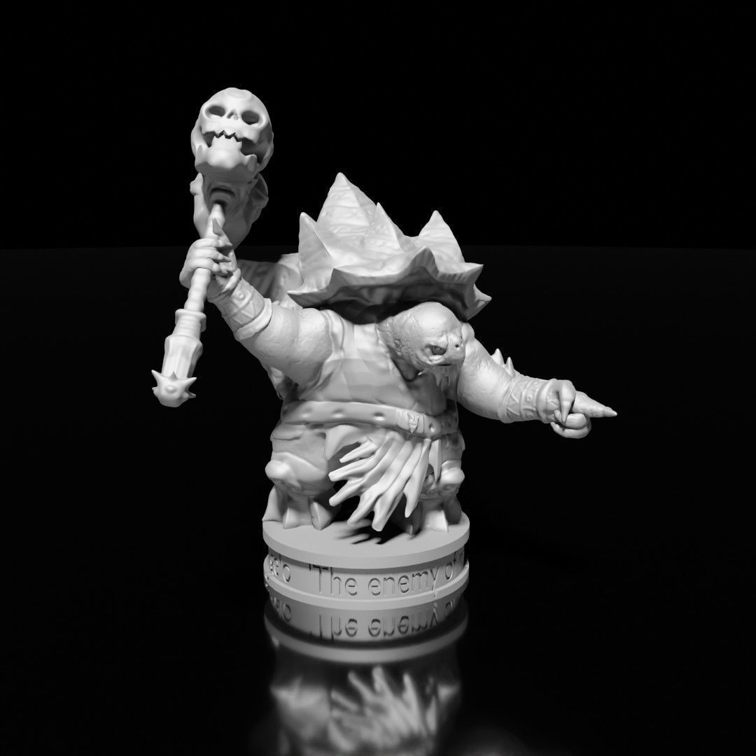 Reptilian Humanoids miniature set 3D model 3D printable | CGTrader