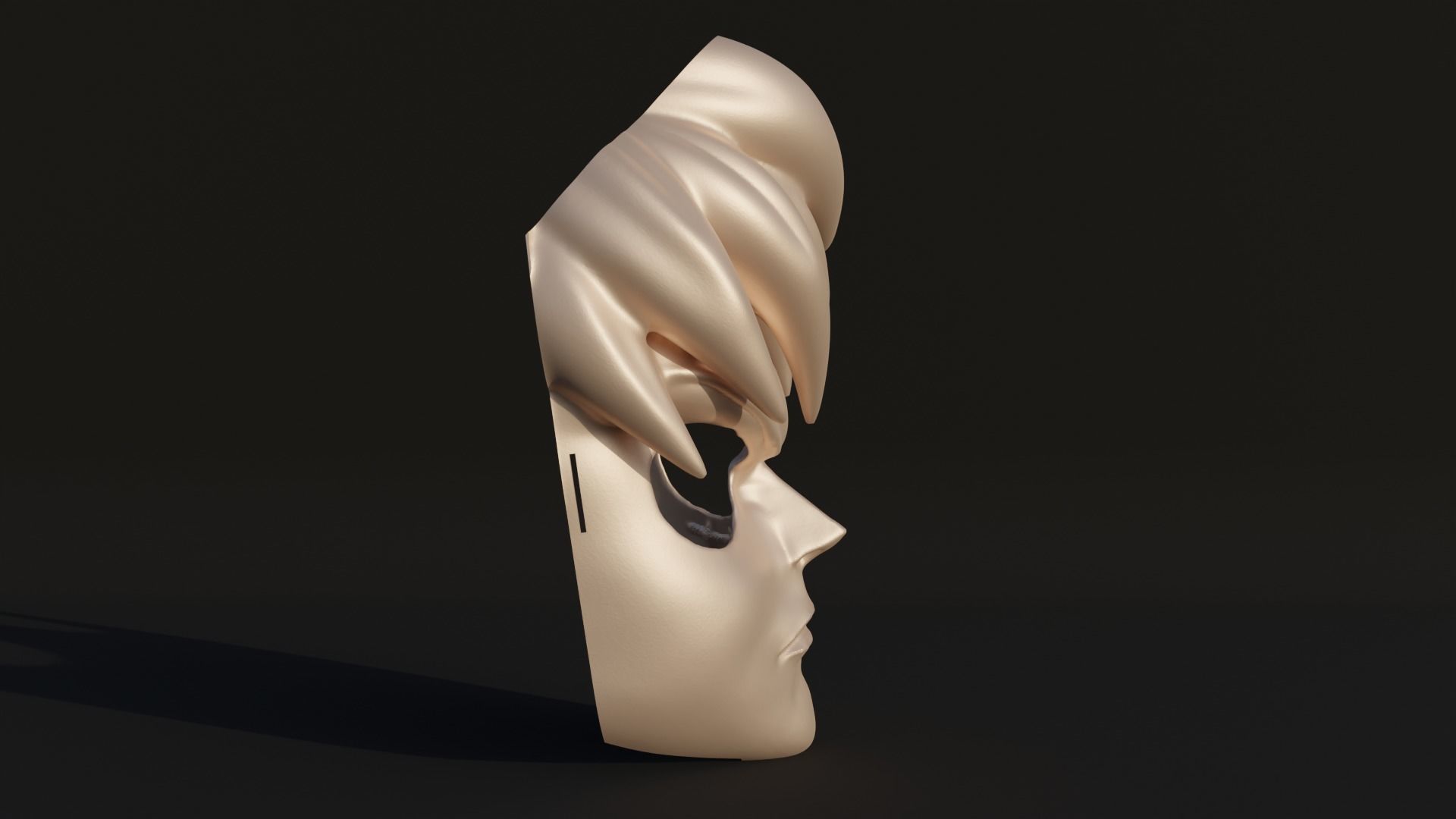 Monkey D Luffy Cosplay Face Mask 3D model 3D printable | CGTrader