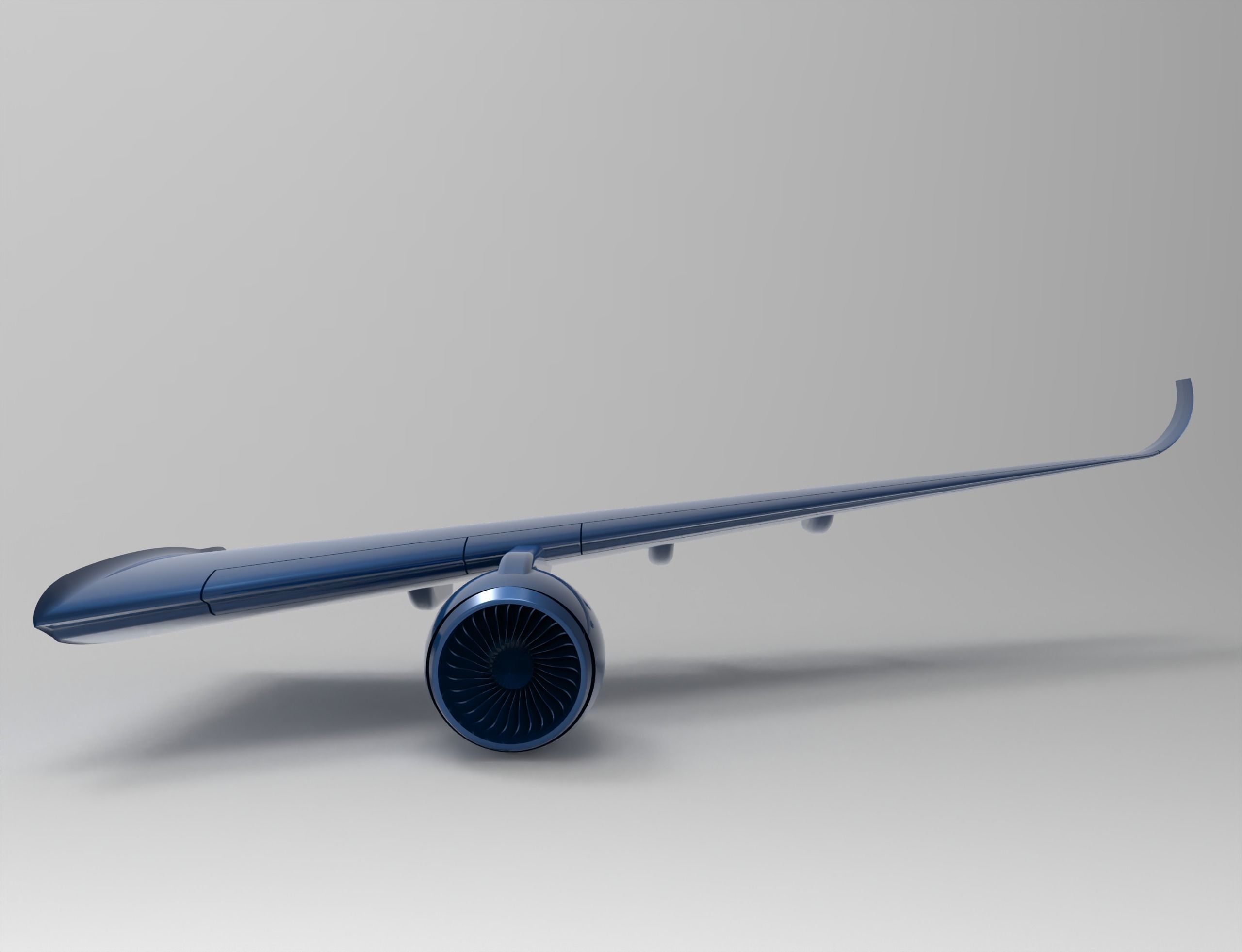 Airbus A350 Wing 3D model 3D printable | CGTrader