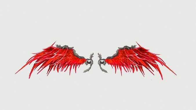3D model Demon Wing VR / AR / low-poly | CGTrader