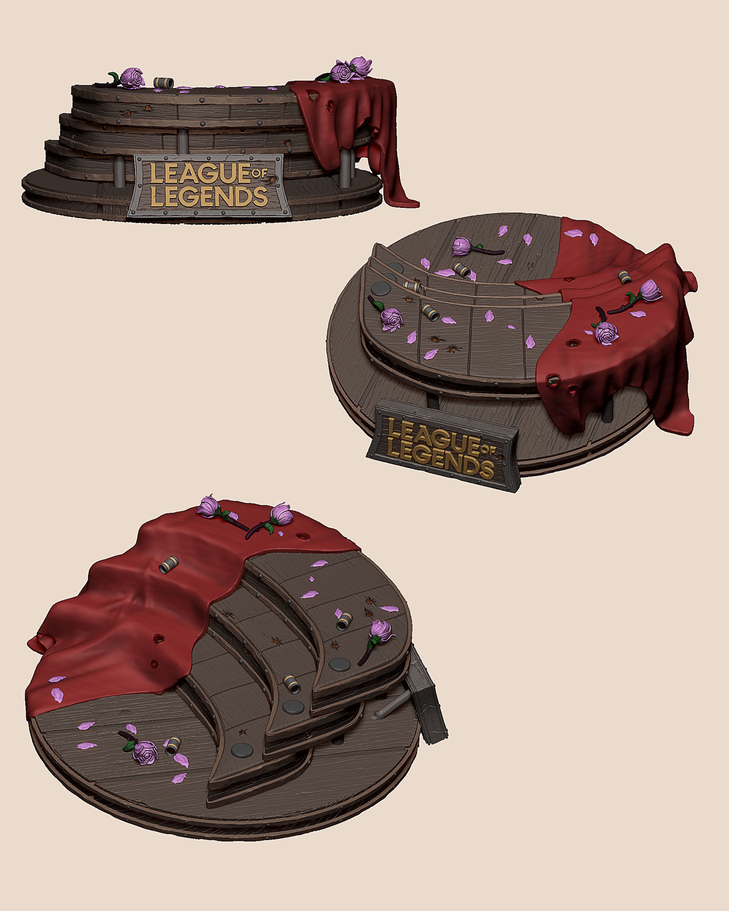 Jhin League of Legends statue 3D model 3D printable | CGTrader