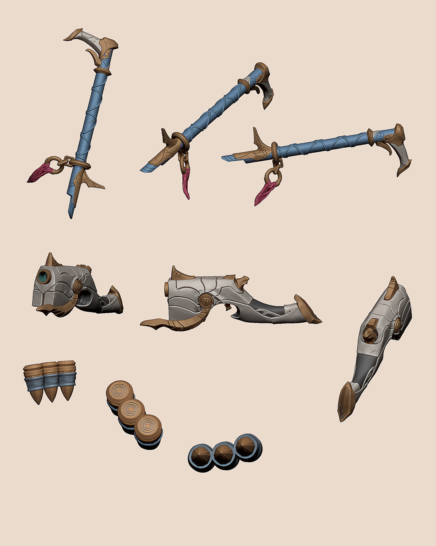 Jhin League of Legends statue 3D model 3D printable | CGTrader