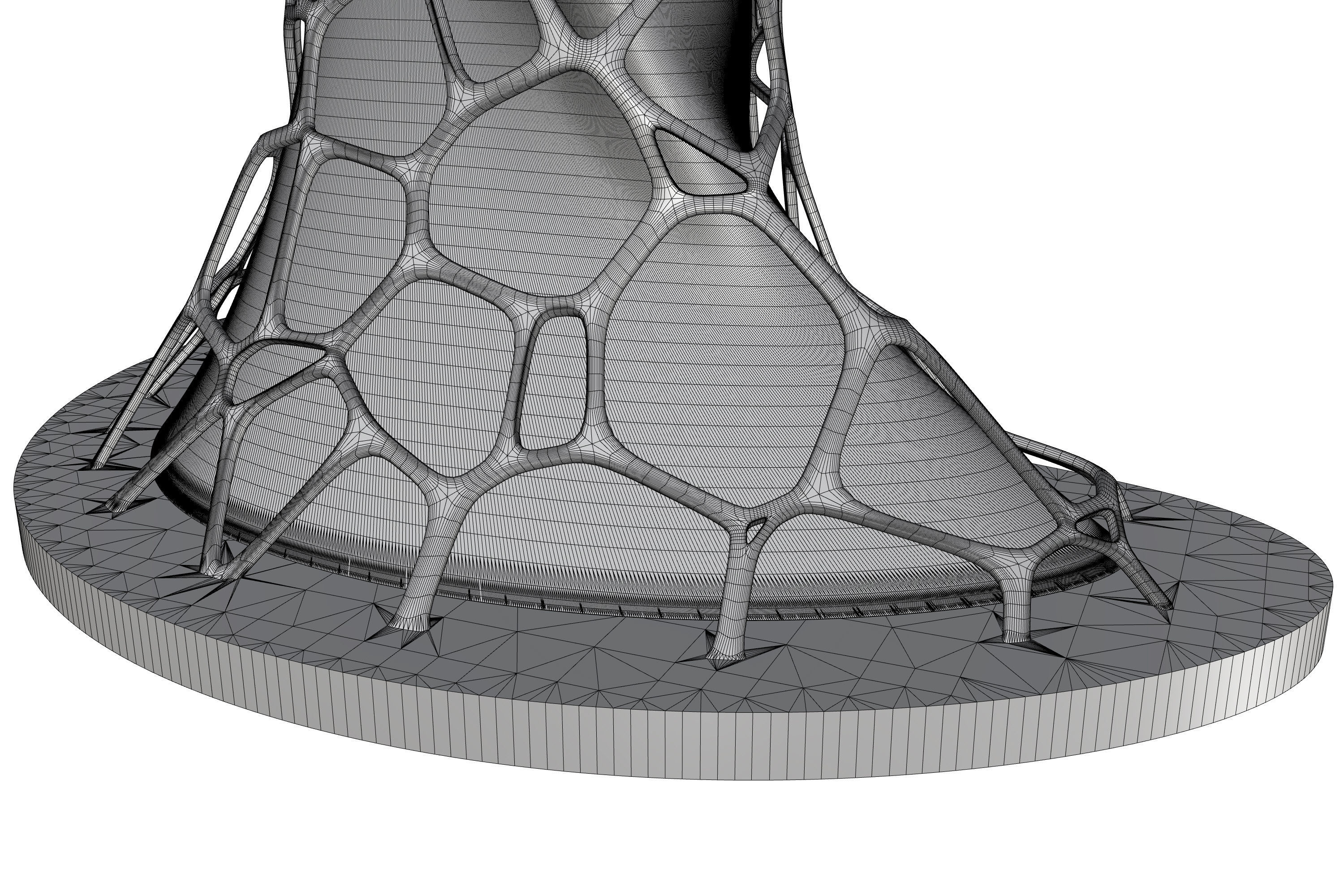 Organic SciFi Skyscraper 3D model | CGTrader