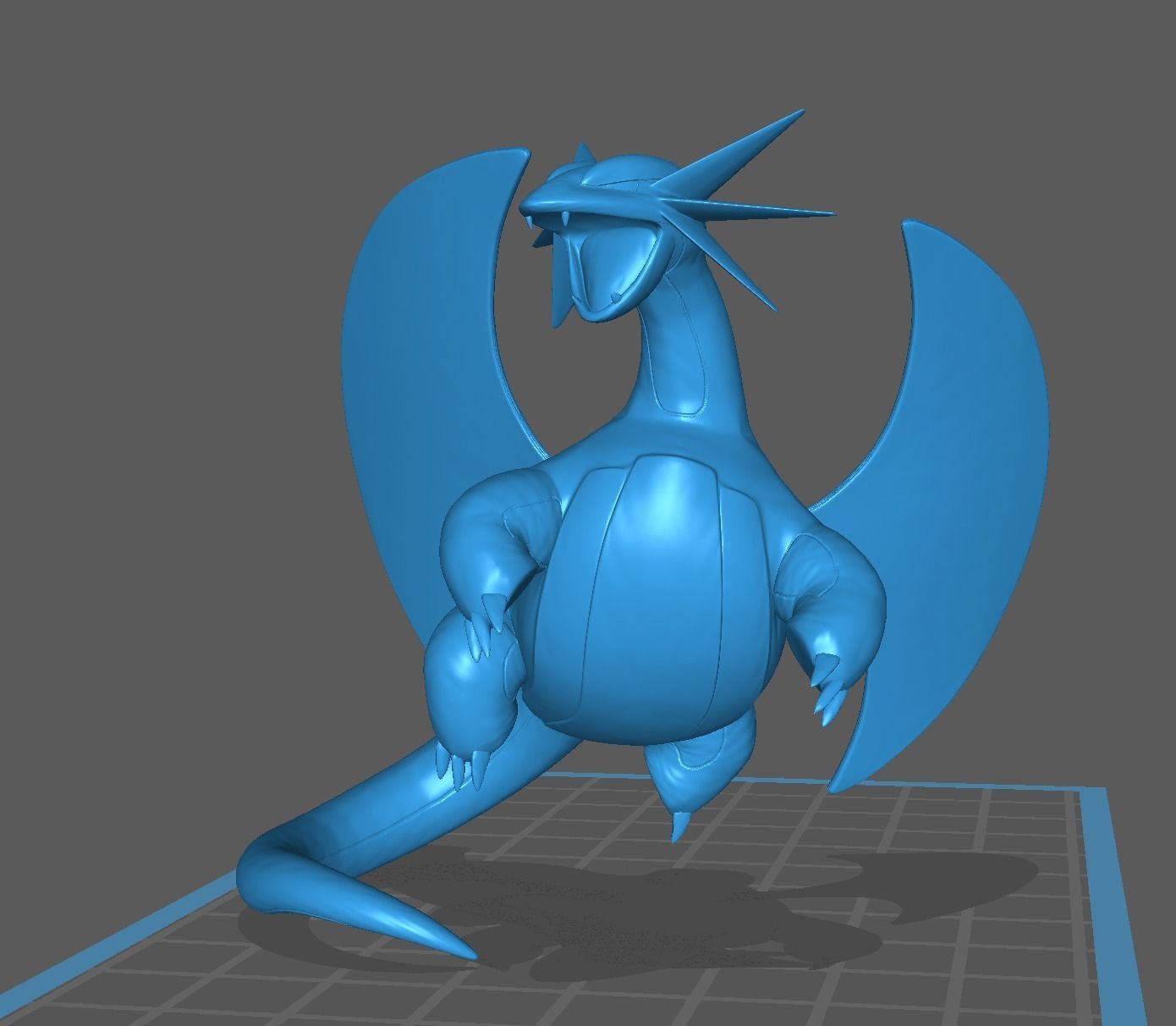 Salamence pokemon 3D print model 3D model 3D printable | CGTrader