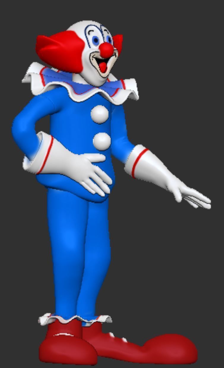 Bozo the Clown 3D model 3D printable | CGTrader