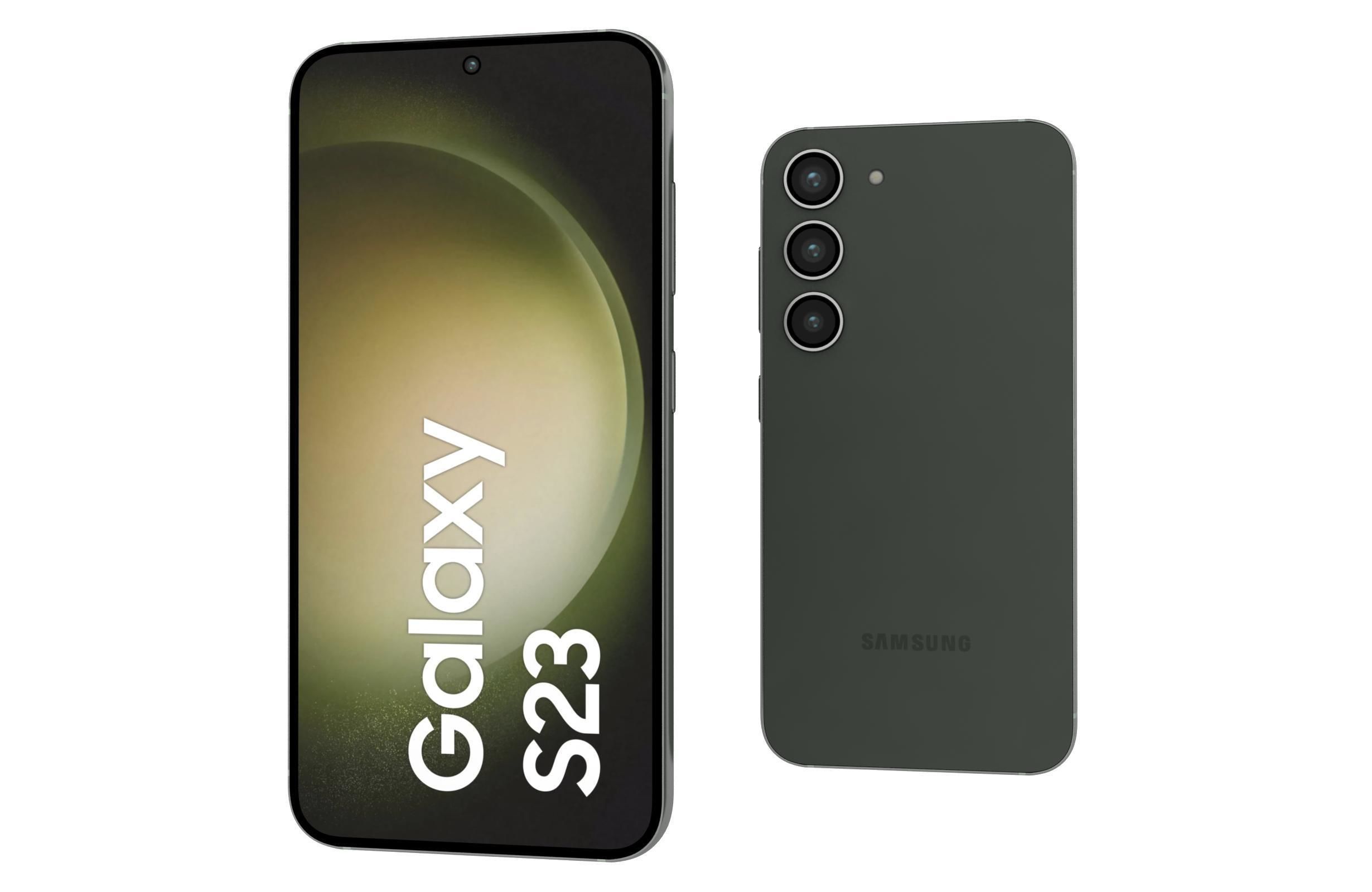 Samsung Galaxy S23 Green 3D model | CGTrader