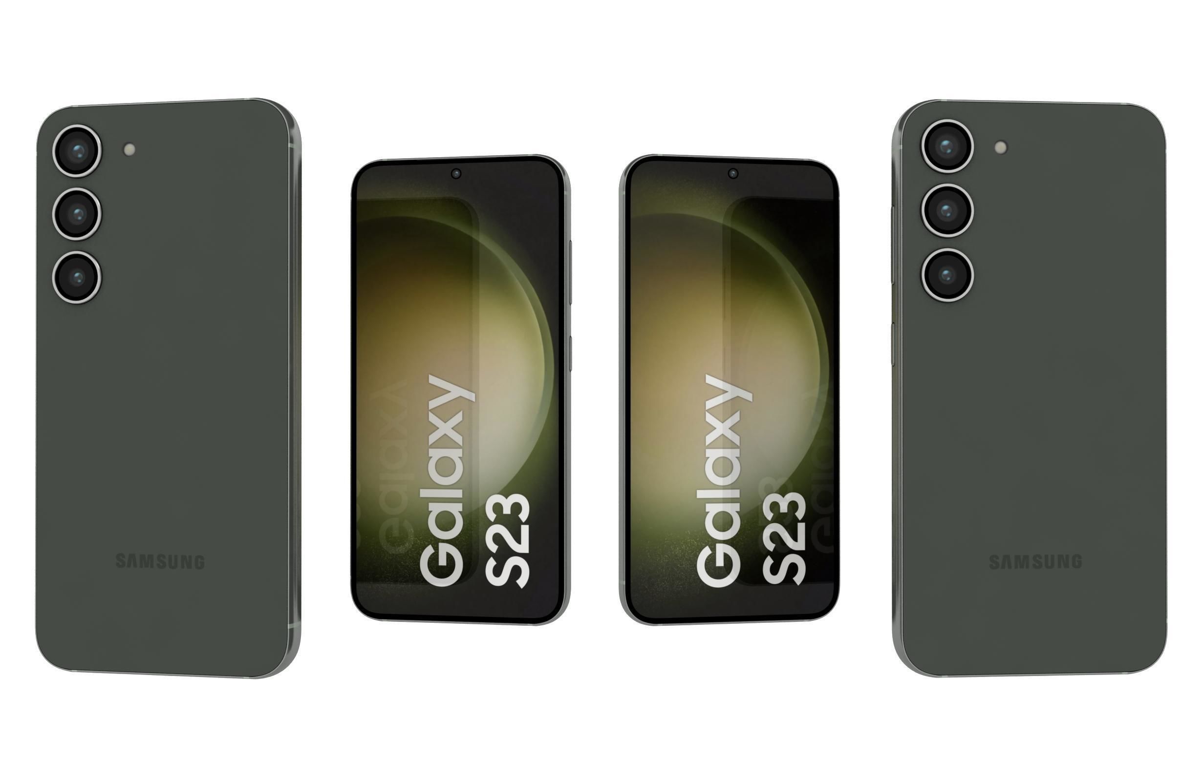 Samsung Galaxy S23 Green 3D model | CGTrader