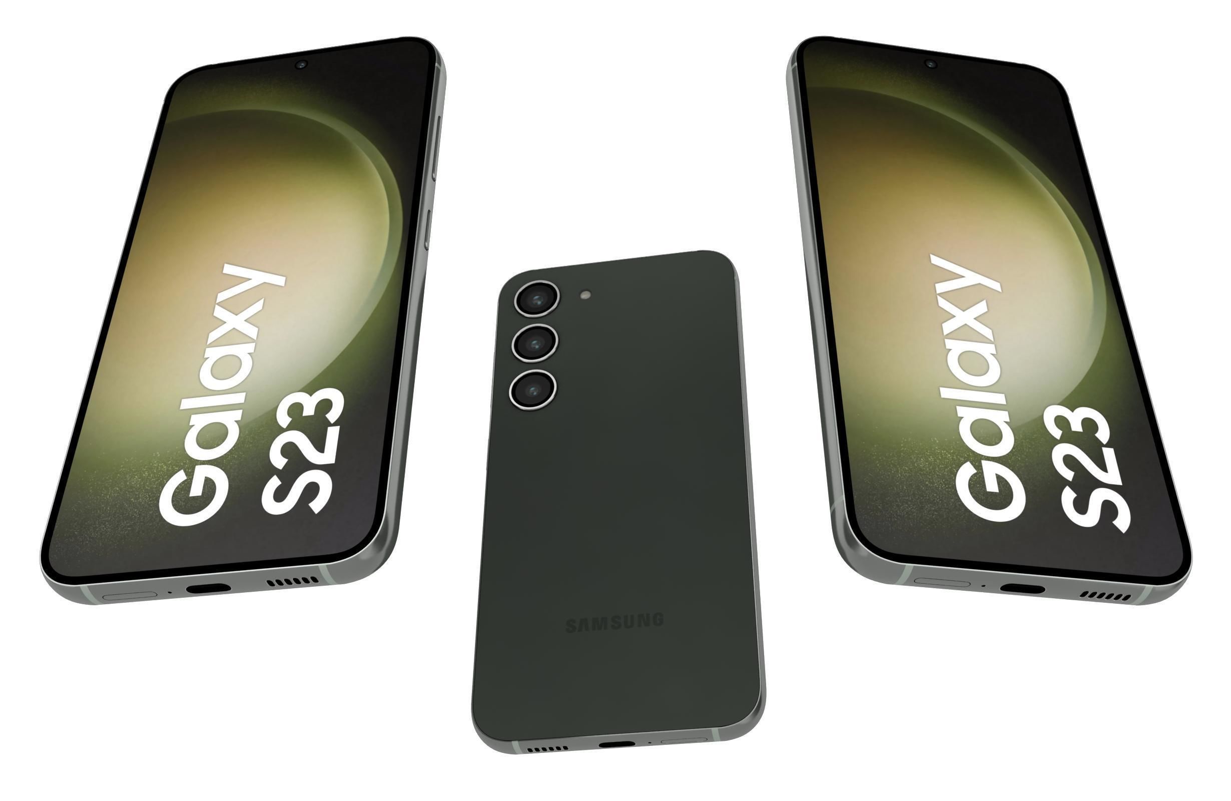 Samsung Galaxy S23 Green 3D model | CGTrader