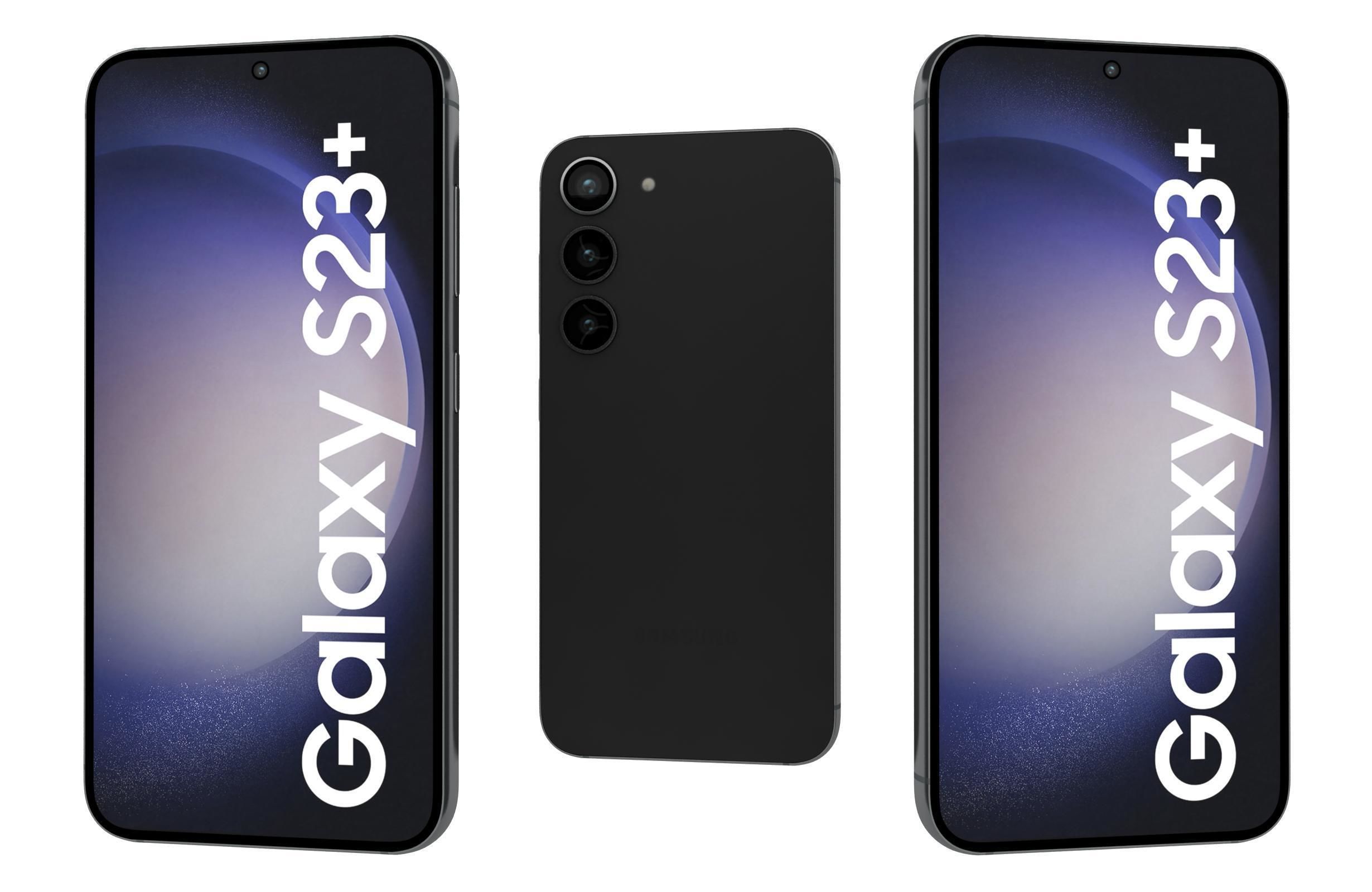 Samsung Galaxy S23 Plus Gray 3D model | CGTrader