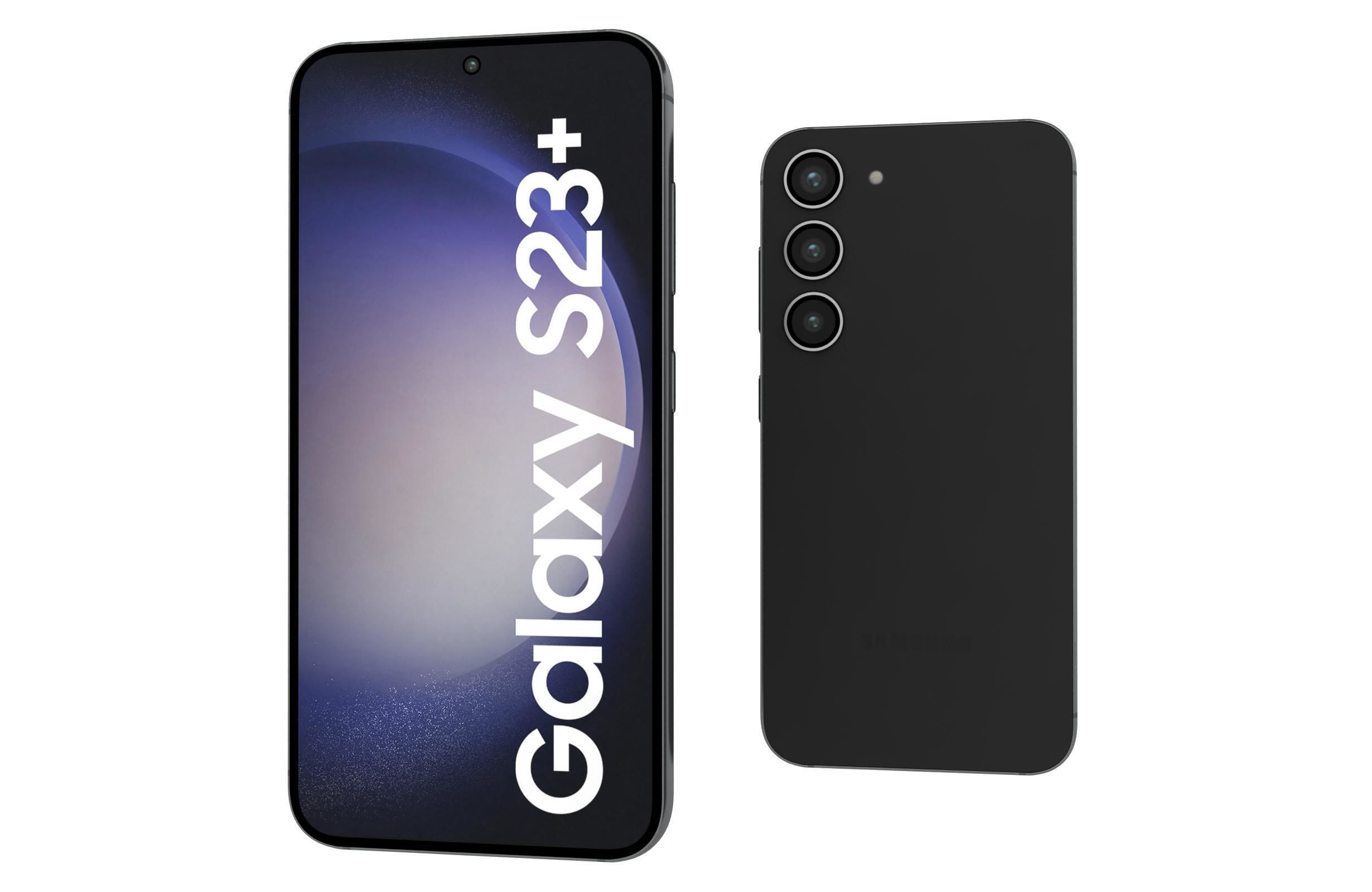 Samsung Galaxy S23 Plus Gray 3D model | CGTrader