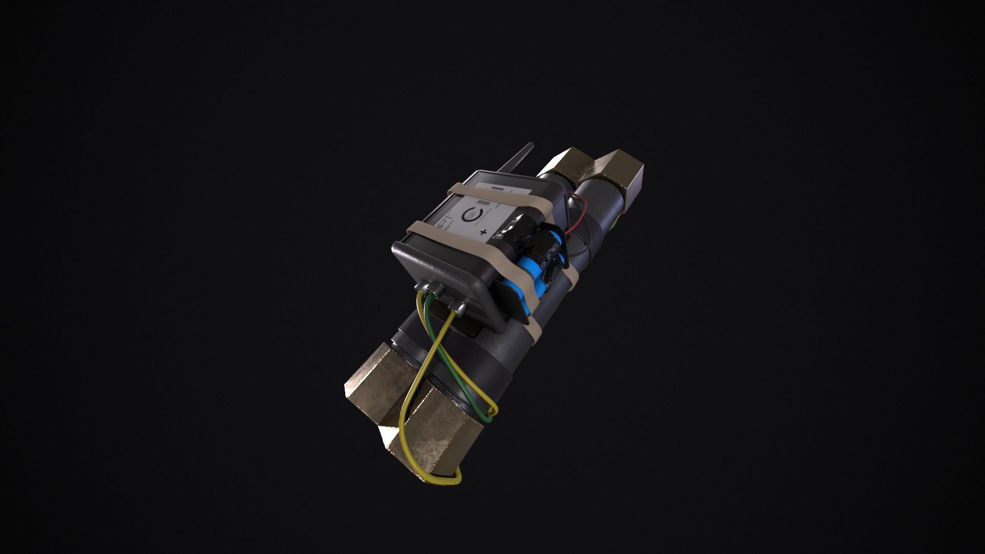 3D model Alien Isolation Pipe Bomb VR / AR / low-poly | CGTrader