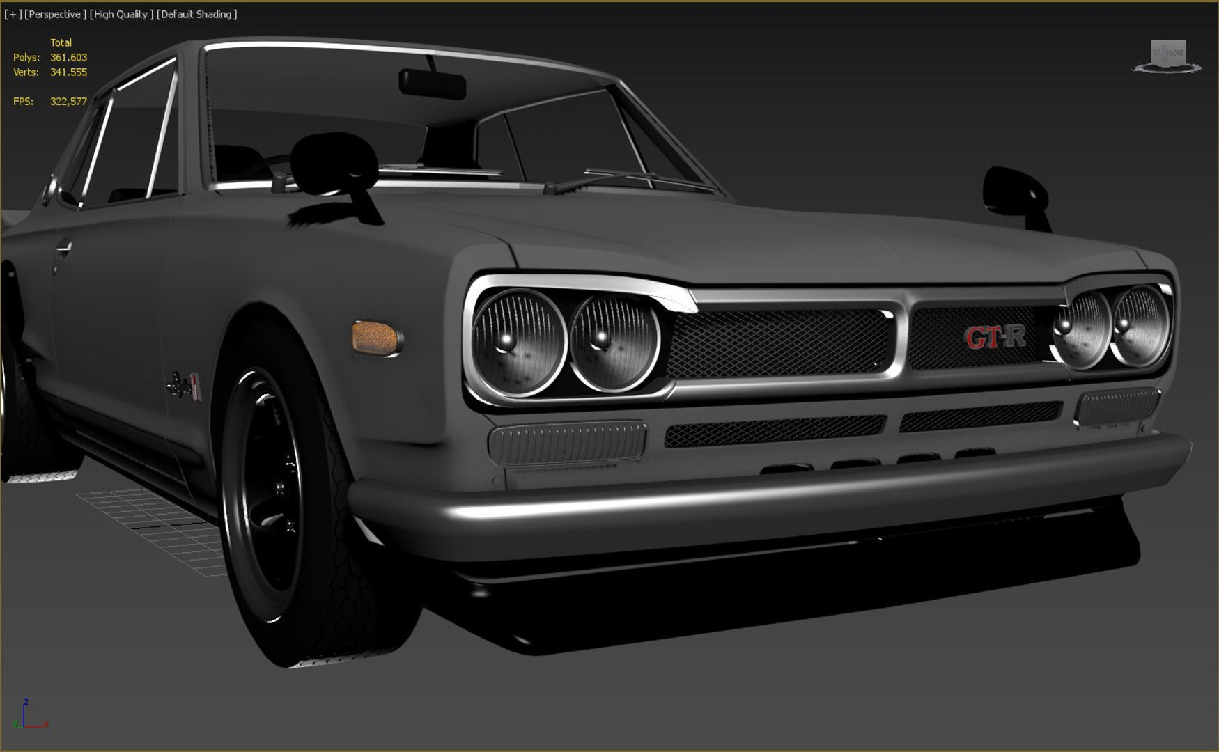 Nissan Skyline GT-R 3D model | CGTrader