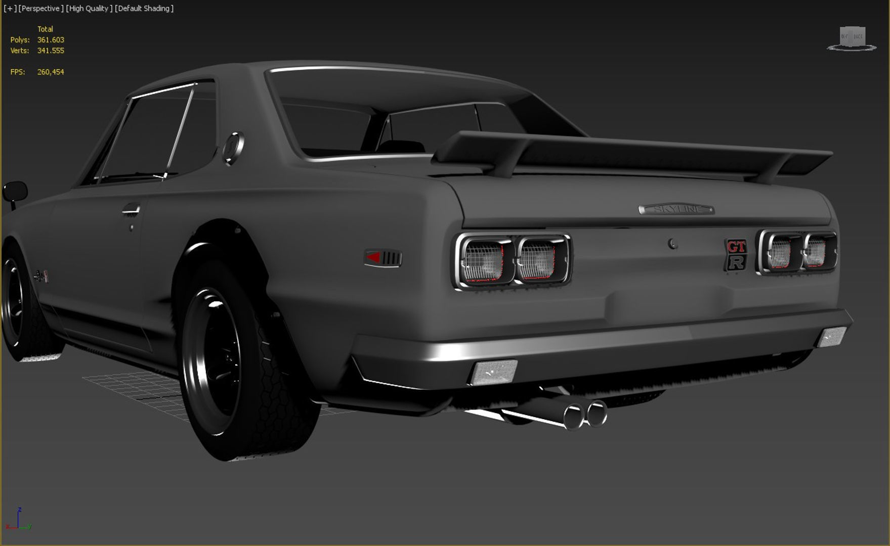 Nissan Skyline GT-R 3D model | CGTrader