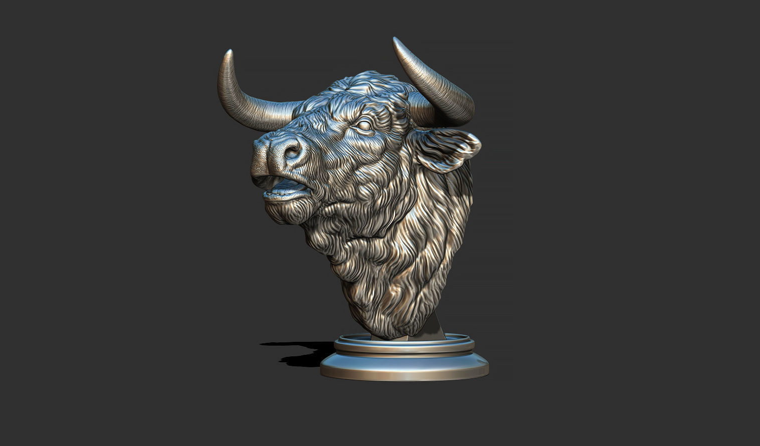 Bull bellows 3D model 3D printable | CGTrader