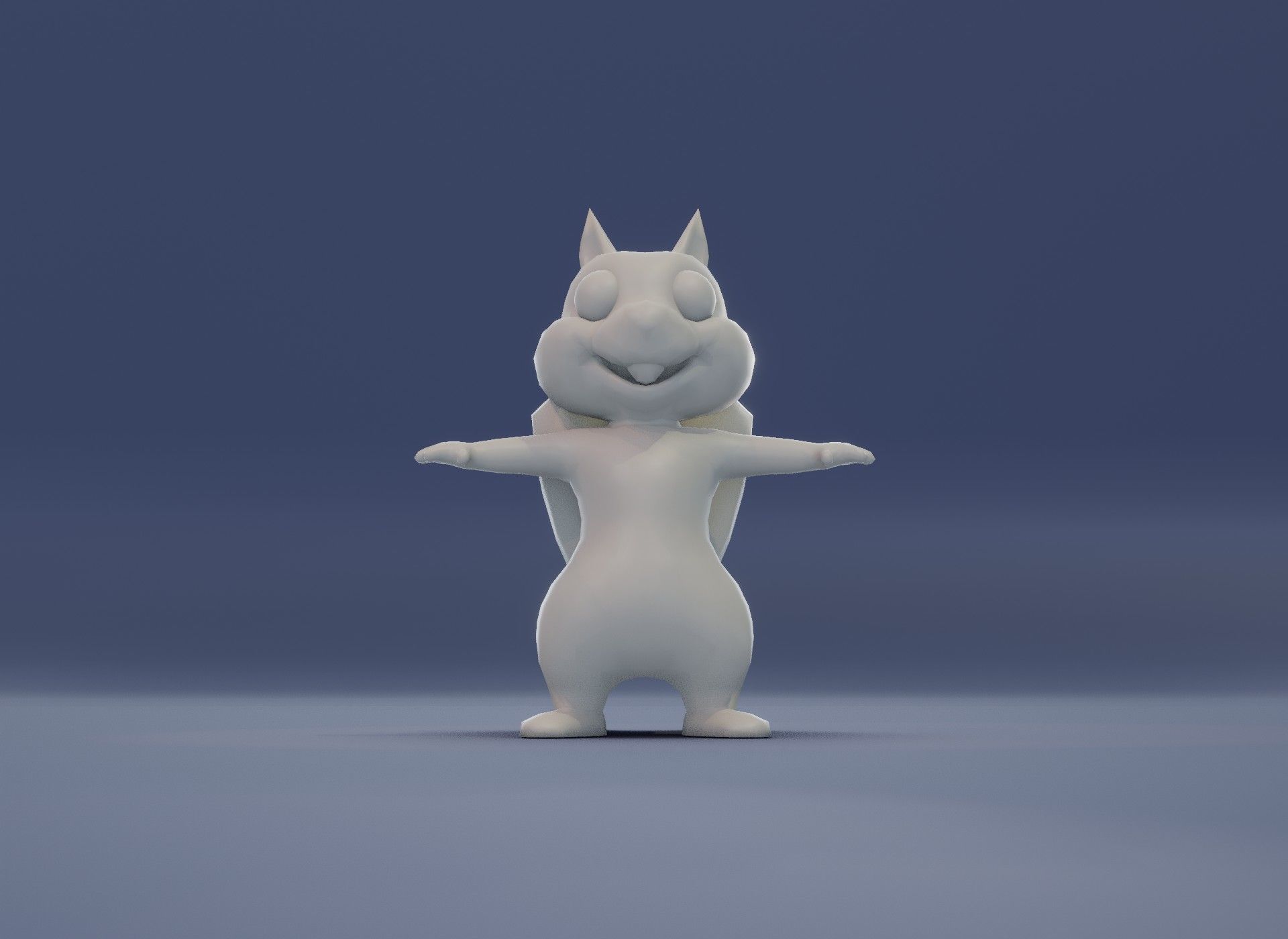 3D model Cartoon Squirrel Animated Base Mesh 30 Animations 3D Model VR ...