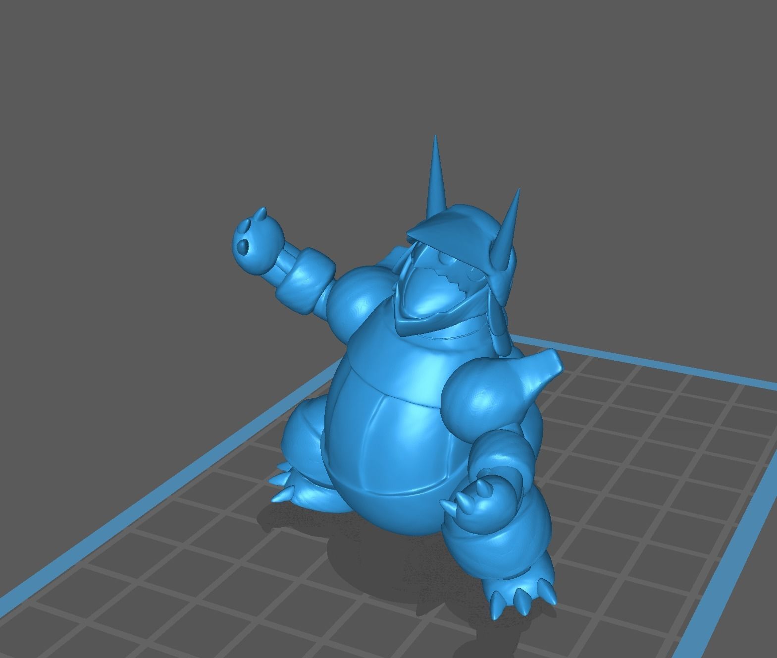 Aggron pokemon 3D print model 3D model 3D printable | CGTrader