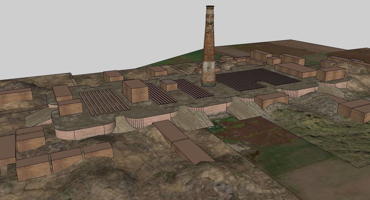 3D model Brick Factory VR / AR / low-poly | CGTrader