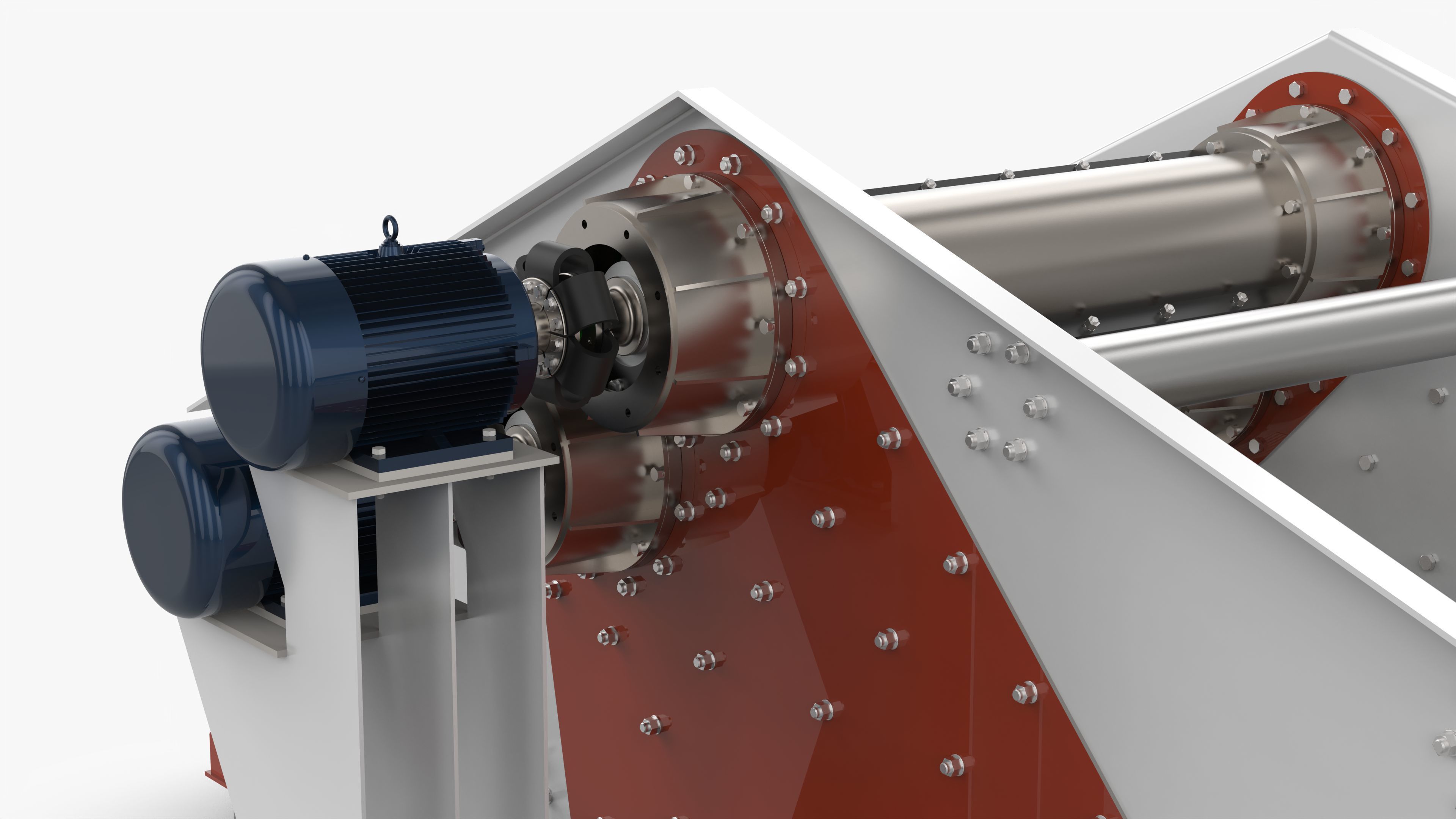 ZK1548 Linear Vibrating Screen 3D Model 3D model | CGTrader